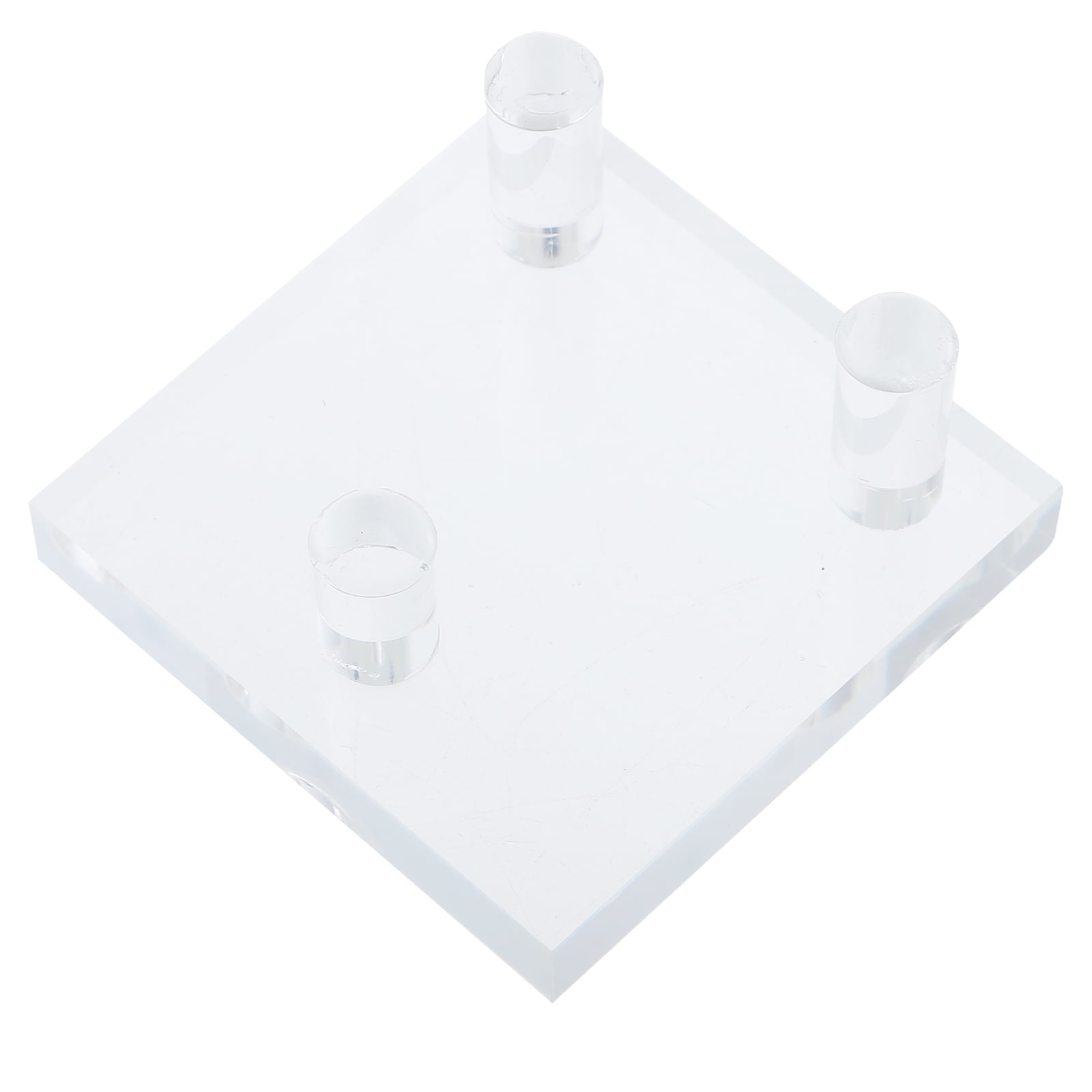 HEMOTON Clear Acrylic Display Stand for Stones and Crystals with Three ...