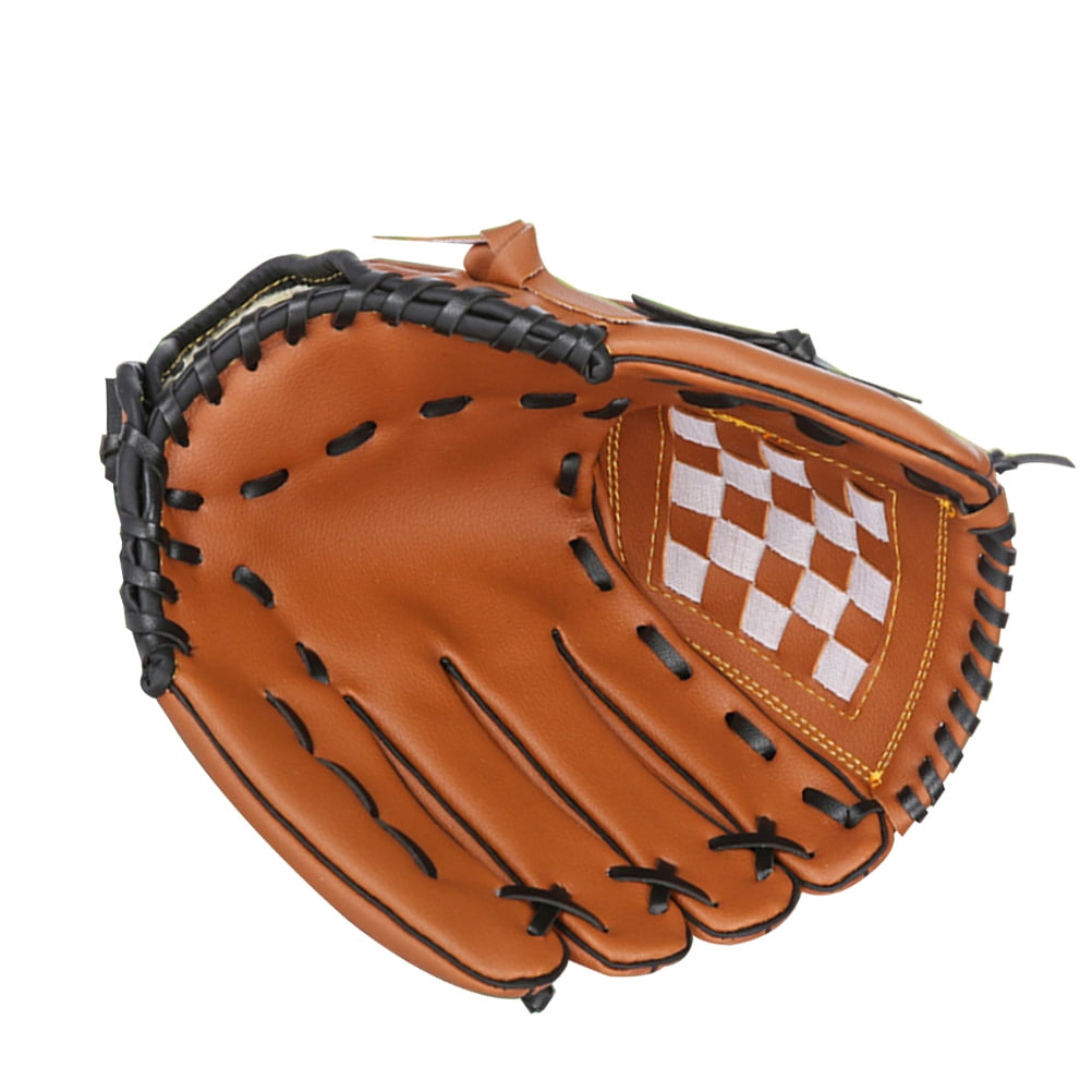 HEMOTON Baseball Mitts Softball Glove Gloves Student Child Brown ...