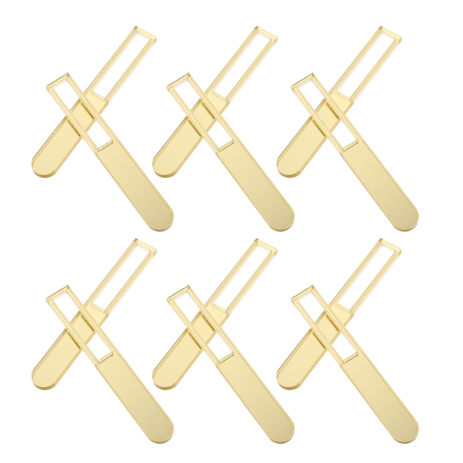 Phenofice Golden Rectangular Popsicle Stick for Parties 20Pcs - Walmart.com