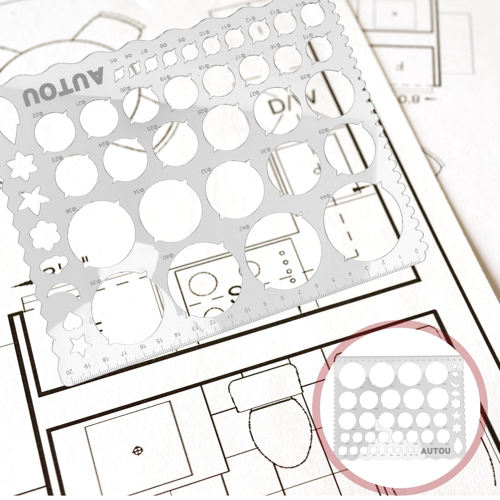 SOPOTUTU DIY Quilling Ruler Circle Drawing Maker Tool for Beginners ...