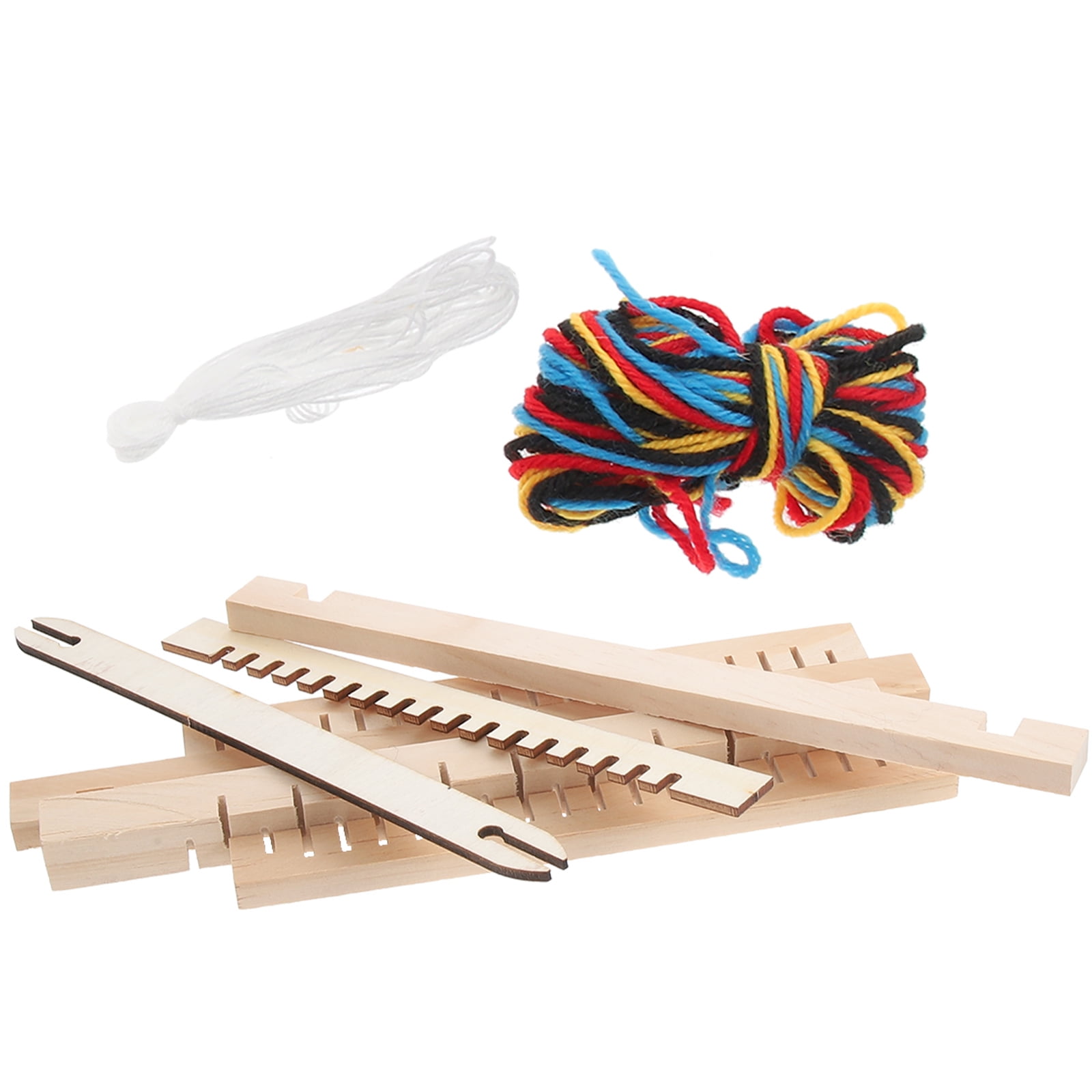HEMOTON DIY Wooden Weaving Loom Toy for Kids to Improve Creativity and ...