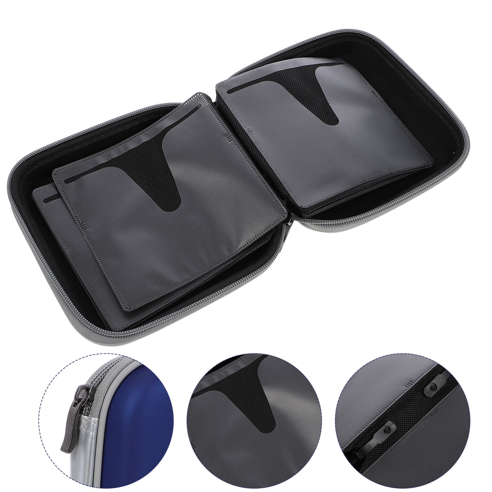 HEMOTON DVD Case CD Booklet Binder 20 Slots CD Holder Storage Case Disc ...