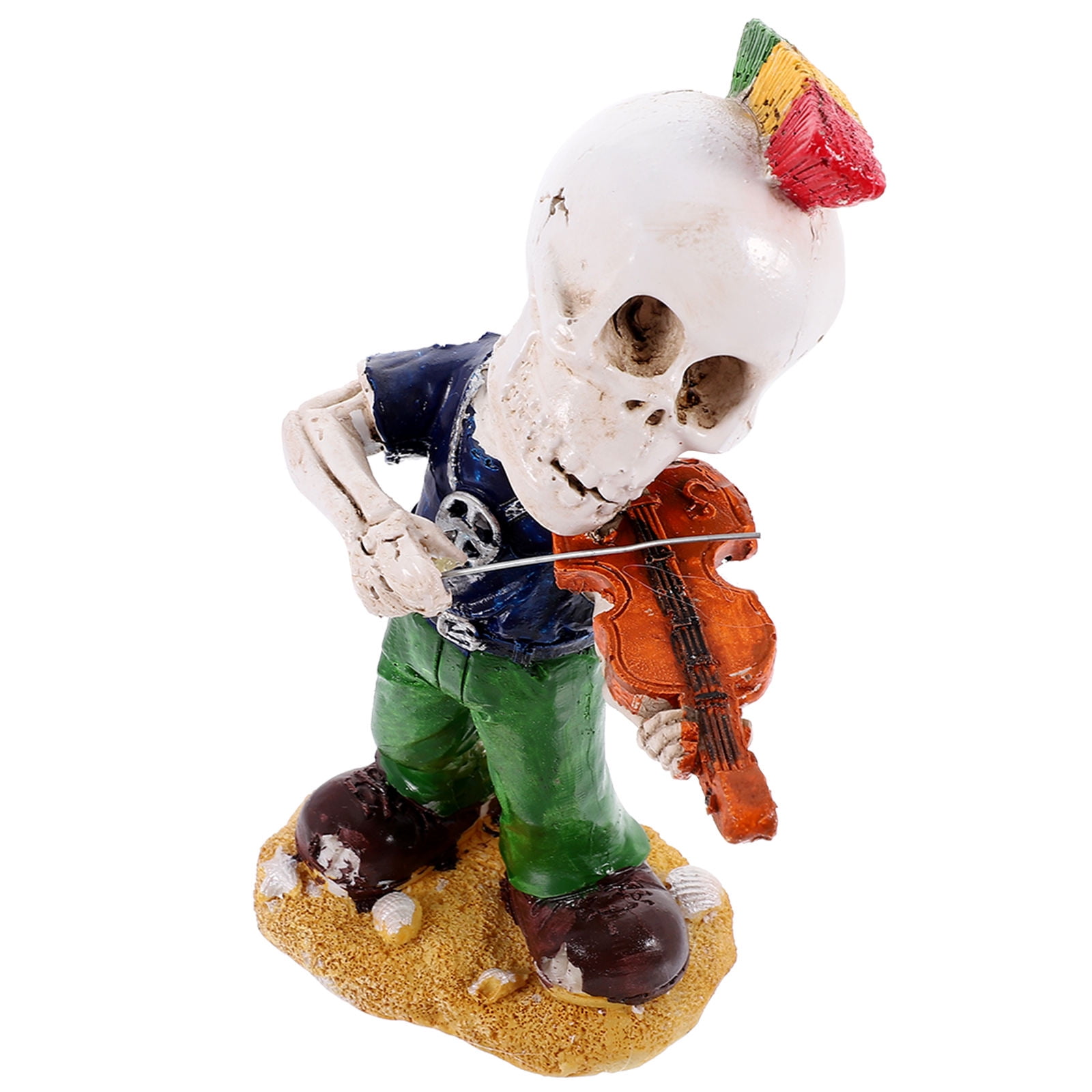 HEMOTON Decoration Skull Micro-landscape Skeleton Statue - Walmart.com