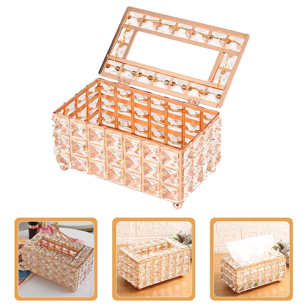 HEMOTON Decorative Boxes with Lids Adults Metal Carton Large Capacity ...