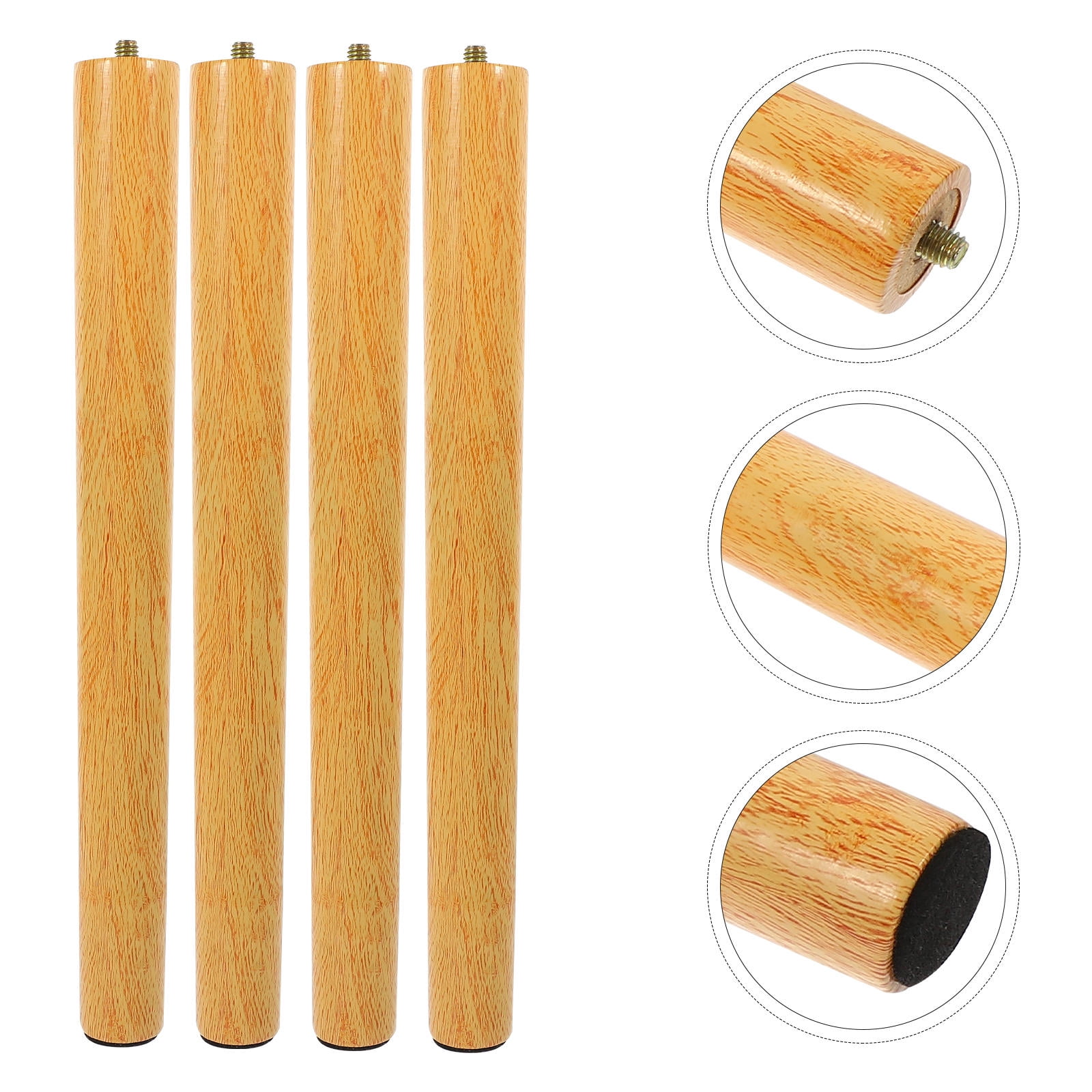 ORDDIART Extendable Table Legs Replacement Parts Wood Simple Structure ...
