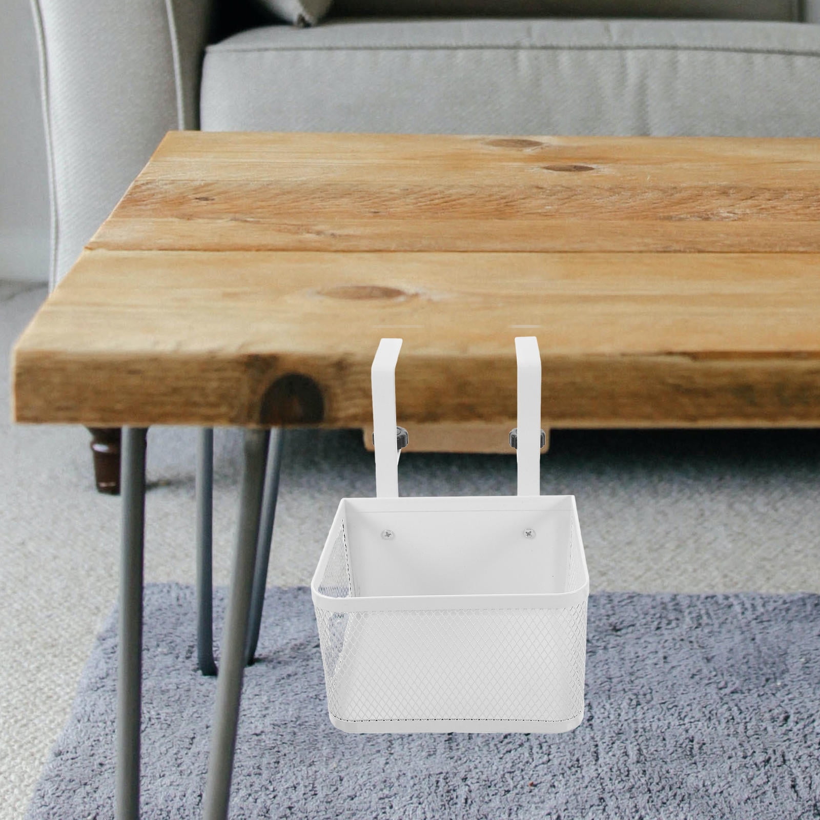 HEMOTON Desktop Drawers Organizer under Cable Tray Wire Office White ...