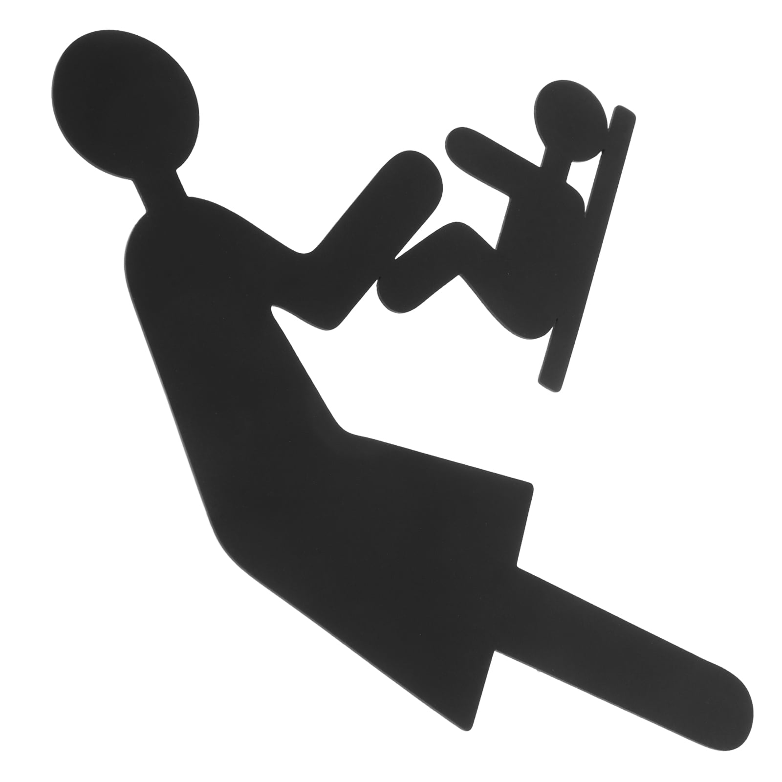 HEMOTON Diaper Changing Station Sign Men and Women Office - Walmart.com