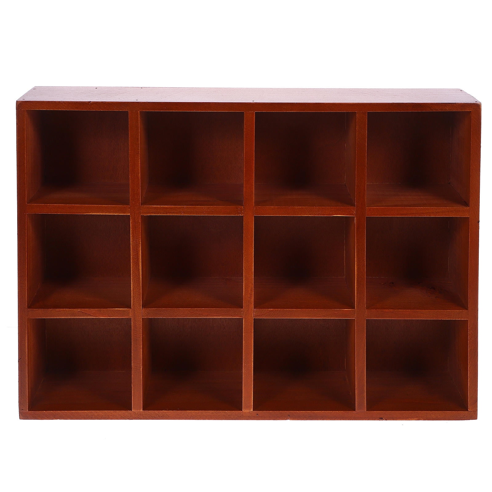 HEMOTON Display Shelves Wall Mounted Square Cubby Slots Storage Rack ...