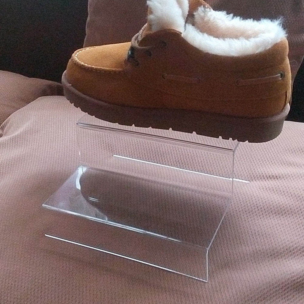 HEMOTON Display Stands Acrylic Ladder Booth Holder for Ornaments -tier ...