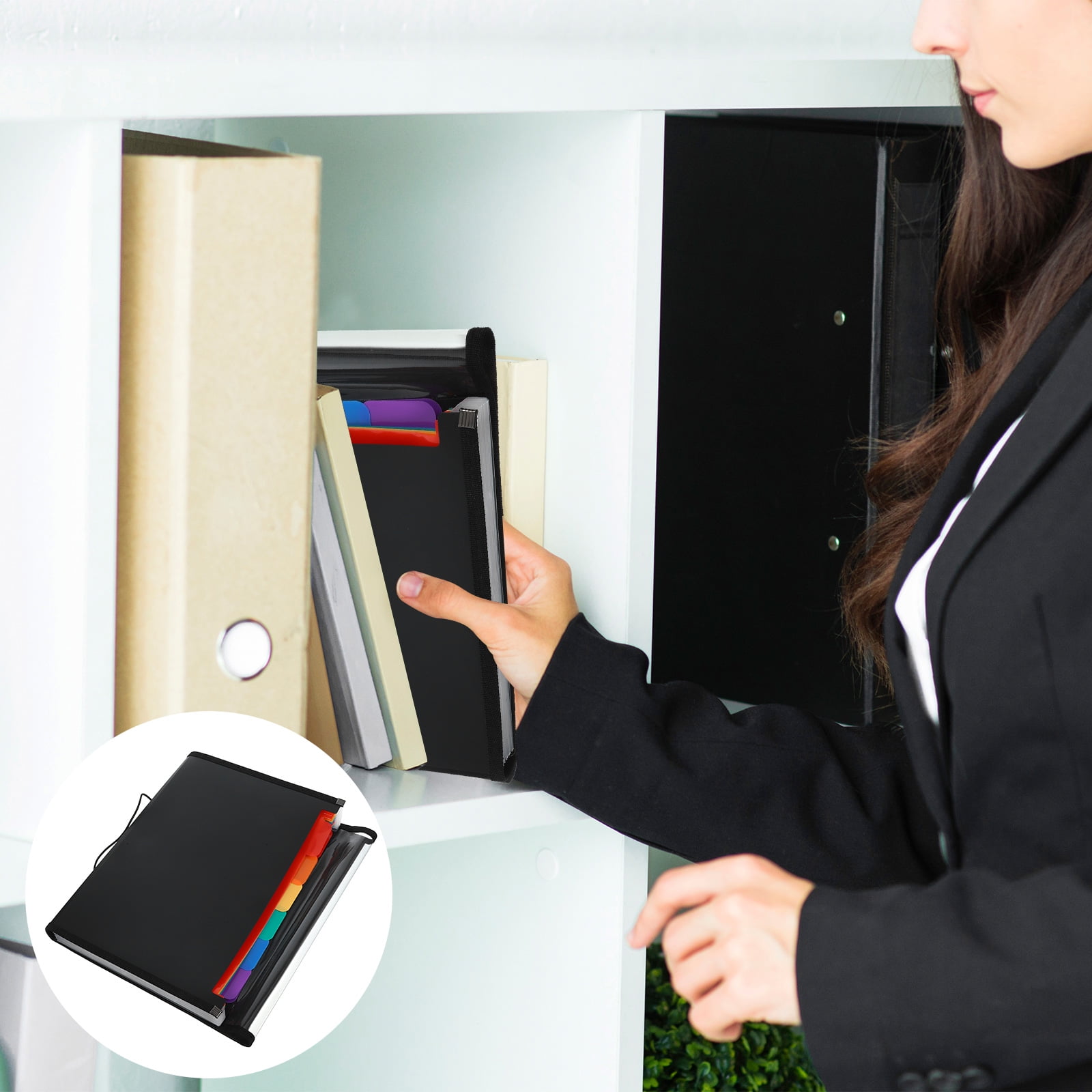 HEMOTON Document Storage Bag Folder Organizers Binder Folders ...