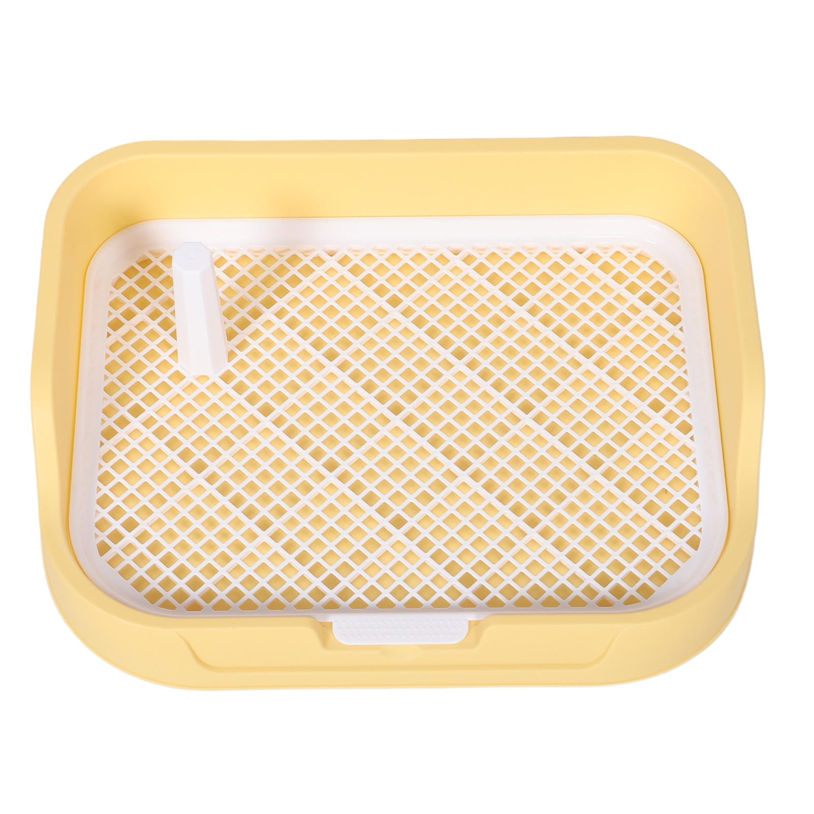 HEMOTON Dog Potty Tray Indoor Dog Toilet with Removable Post and Raised ...