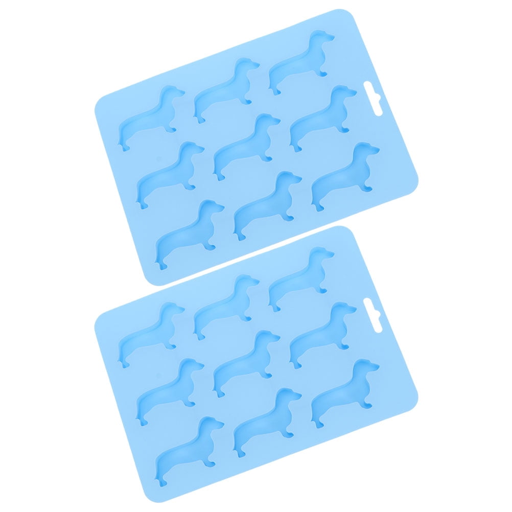 HEMOTON Dog Shaped Silicone Ice Cube Tray for DIY Ice Making and ...