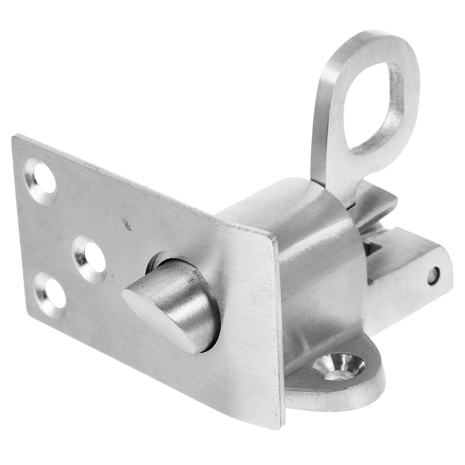 HEMOTON Door Stoppers for Wall Safety Automatic Spring Pin Bolt Latch ...