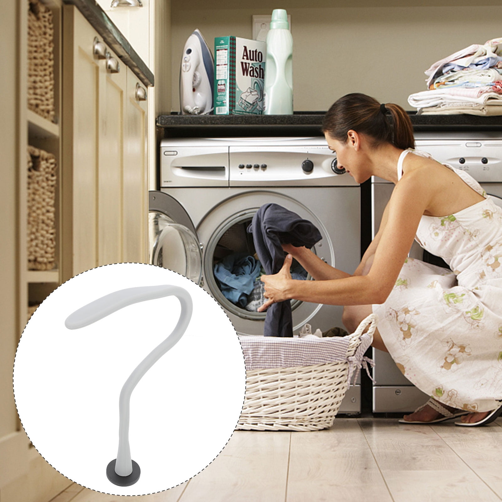 HEMOTON Door Washer Machine Washing Bracket Mini Front Loading Holder ...
