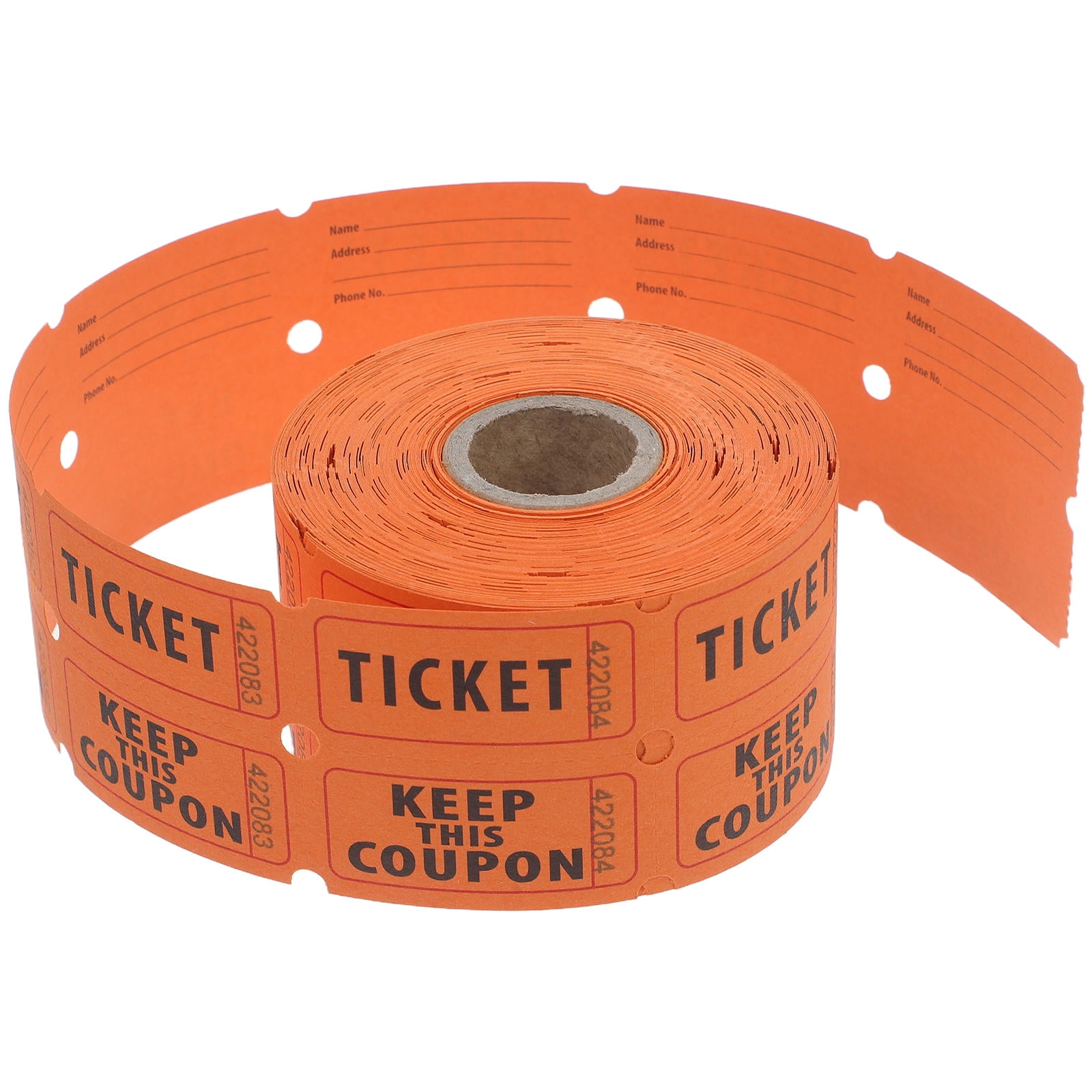 HEMOTON Double Offset Paper raffle Tickets for Parties and Events ...