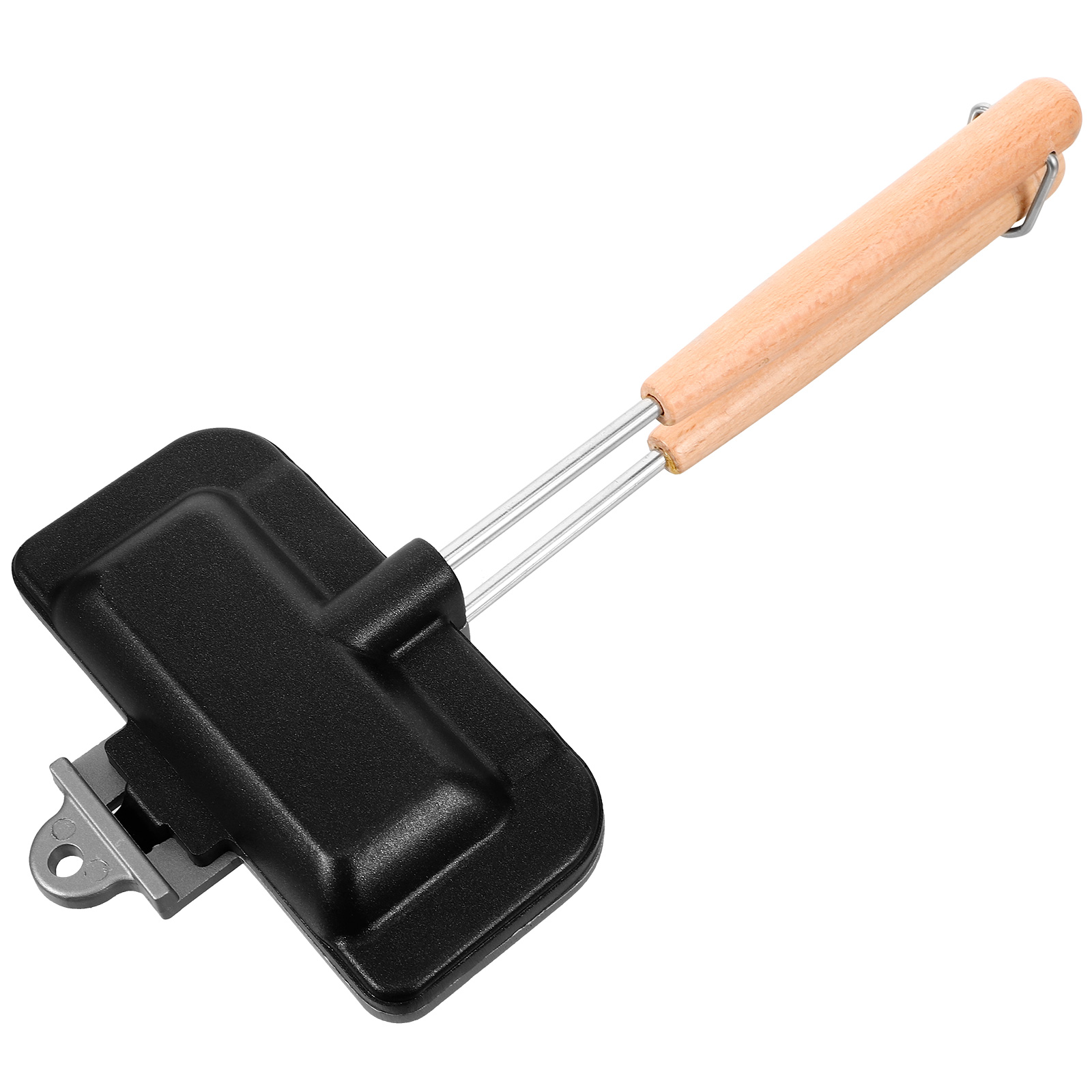 HEMOTON Double-Sided Sandwich Baking Pan Grilled Cheese Maker Non-stick ...