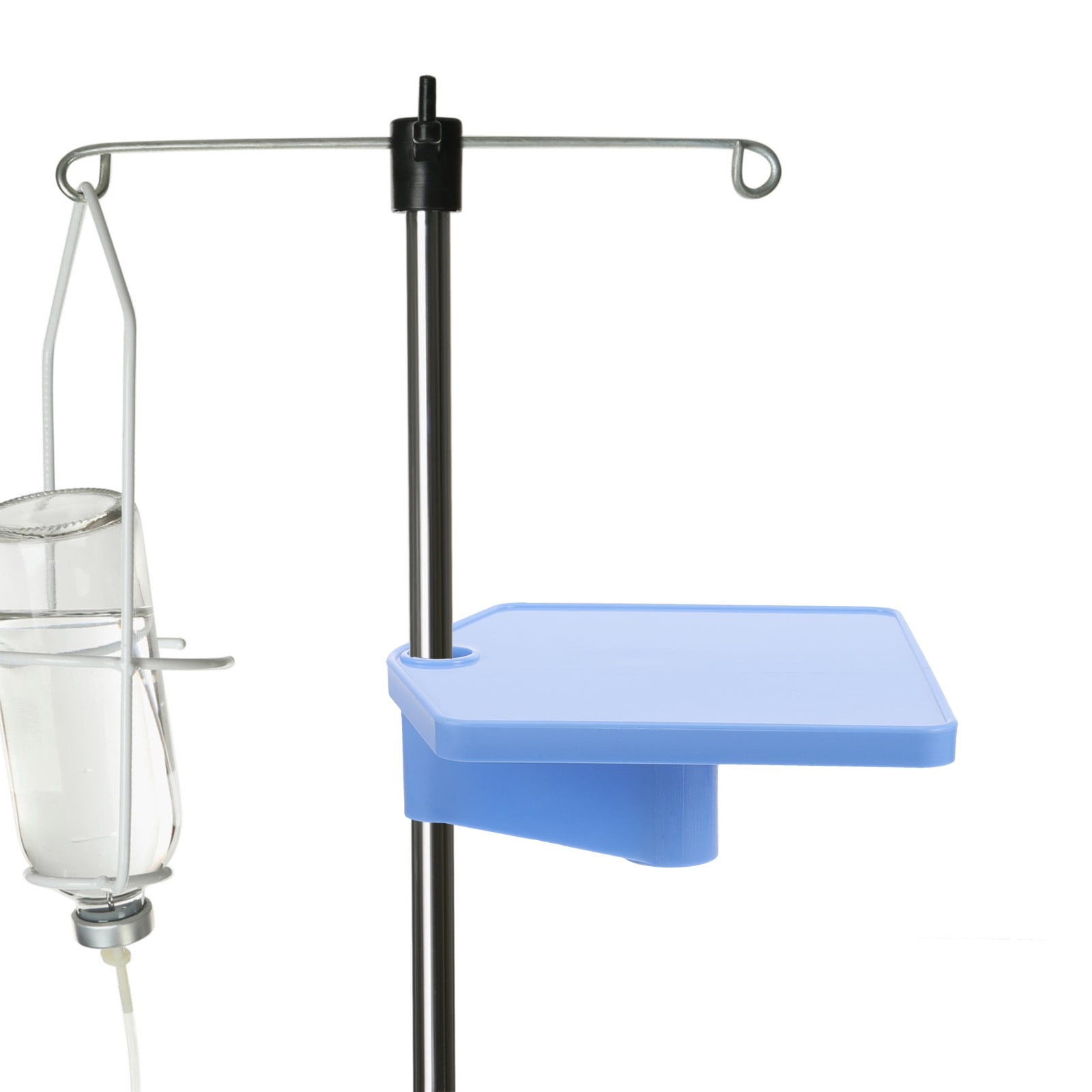 HEMOTON Drip IV Pole Tray Easy-to-install Infusion Stand 23x21cm Blue - Walmart.com