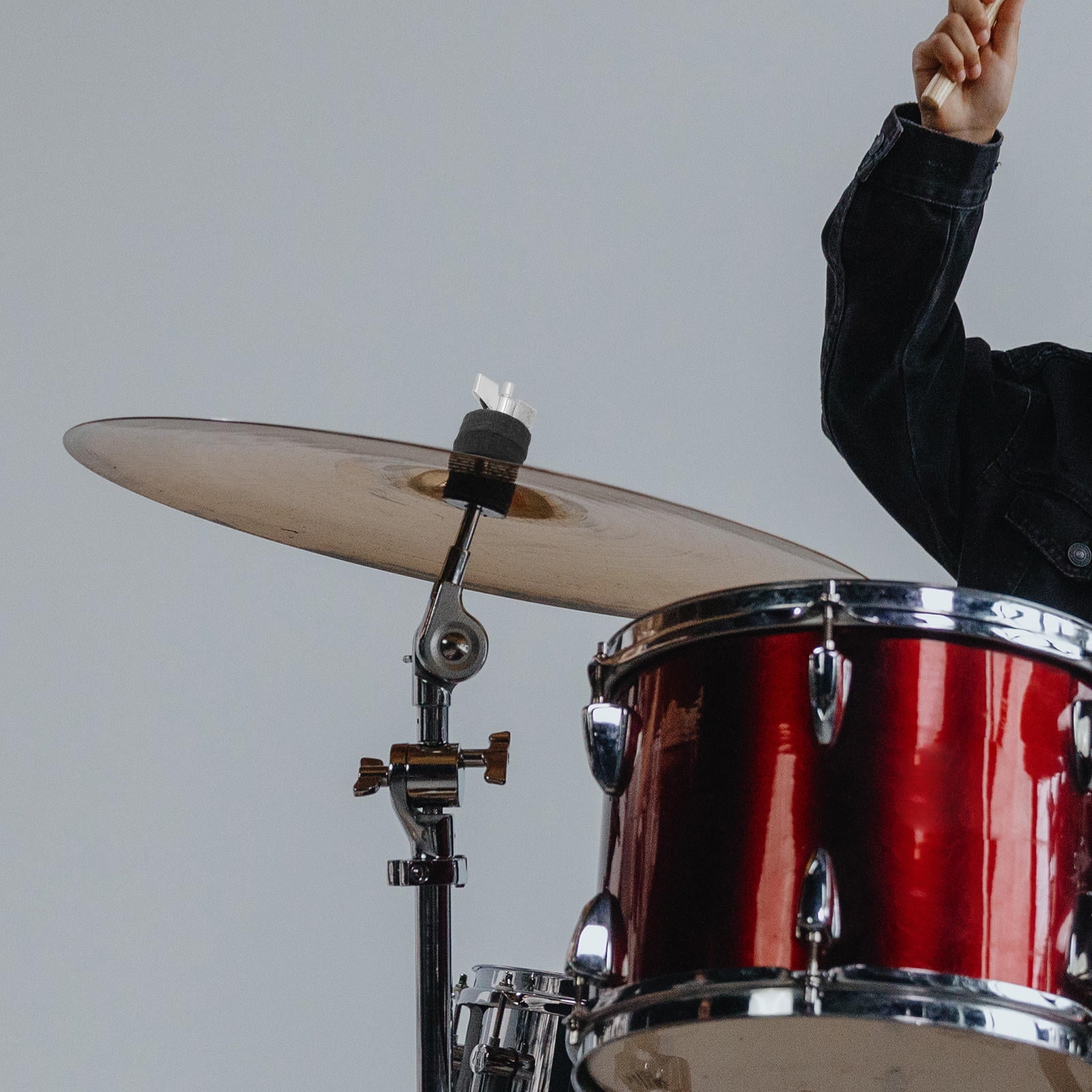 HEMOTON Drum Cymbal Stand Mount Adjustable Cymbal Stacker Hardware Drum ...