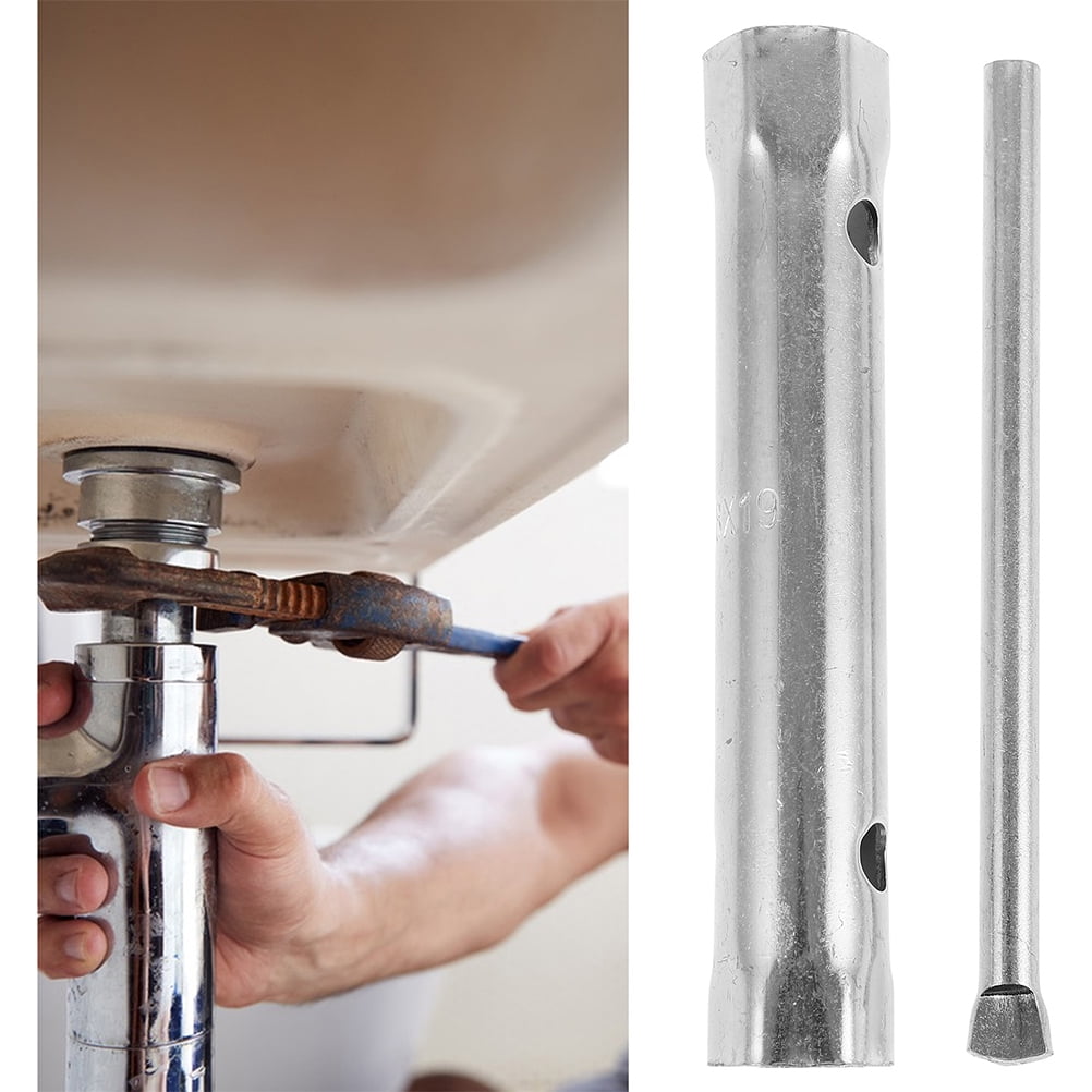 SOPOTUTU Universal Silver Tub Drain Socket Wrench for Faucet and Valve ...