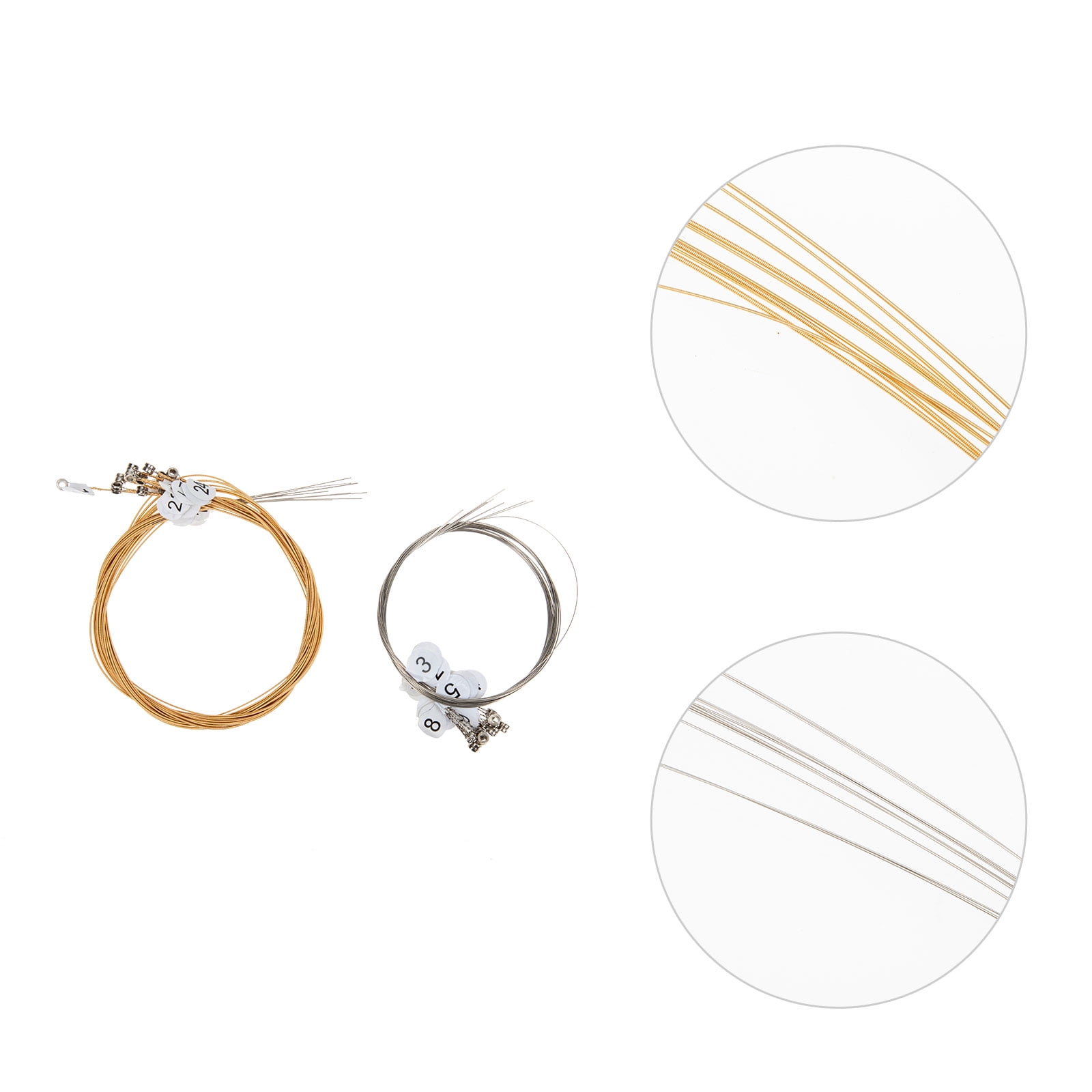 HEMOTON Durable Lyre Strings Set for Lyre Use Made of Steel Multi Color ...