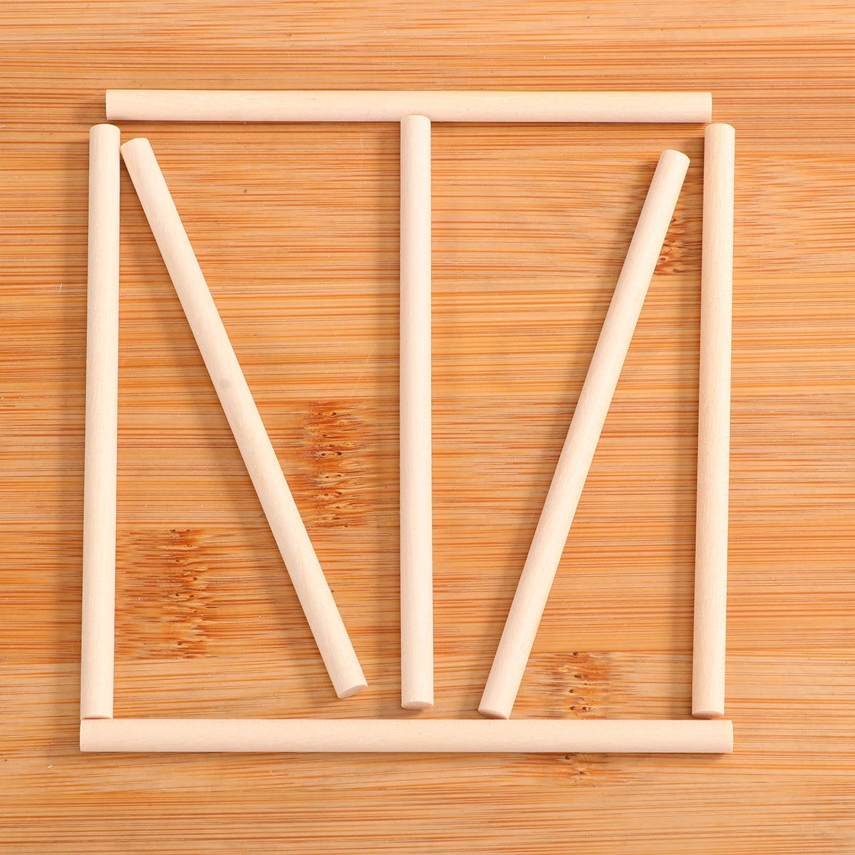 HEMOTON Durable Plastic Craft Sticks for Art Projects Beige Color Ideal ...