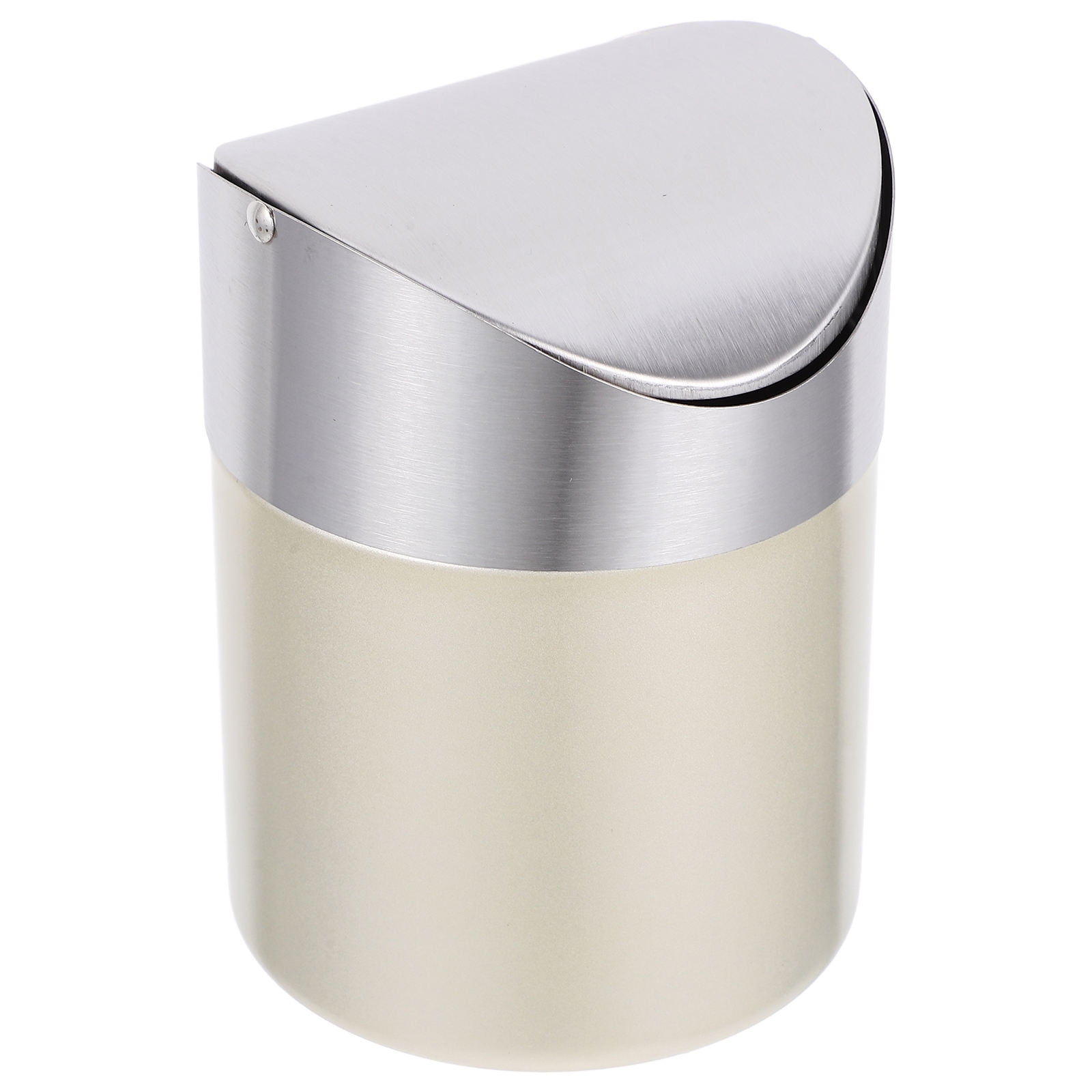 HEMOTON Dustbin Mini Trash Can Office 16.50X12.00X12.00CM Light Green ...