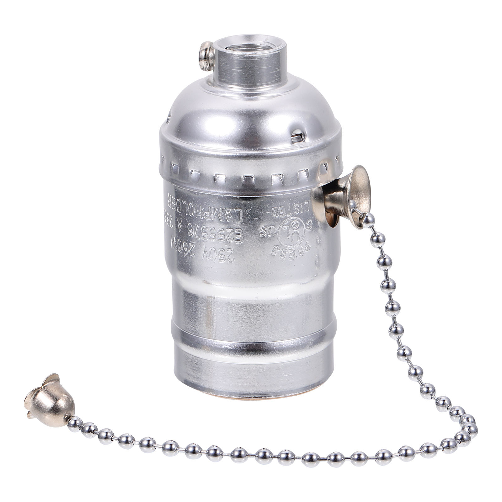 Hytrove Aluminum E27 Lamp Holder Round Shape for DIY Enthusiasts 1Pack ...