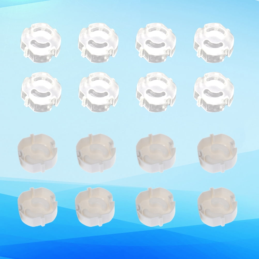 HEMOTON EU Standard Child Safety Power Outlet Covers White ABS Material ...