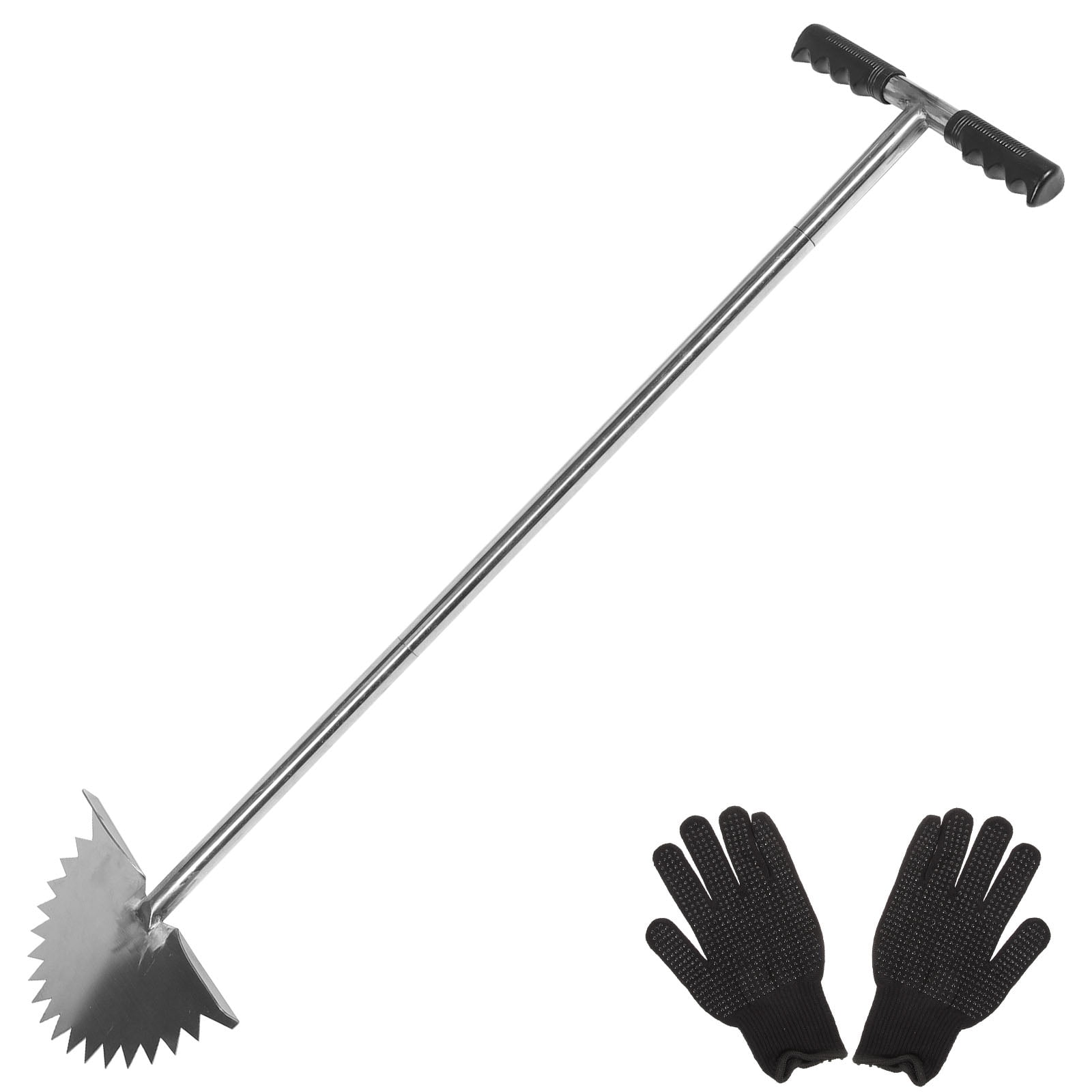 EXHUMKY Grass Edging Tool Grass Edger Black Stainless Steel 1Pcs ...