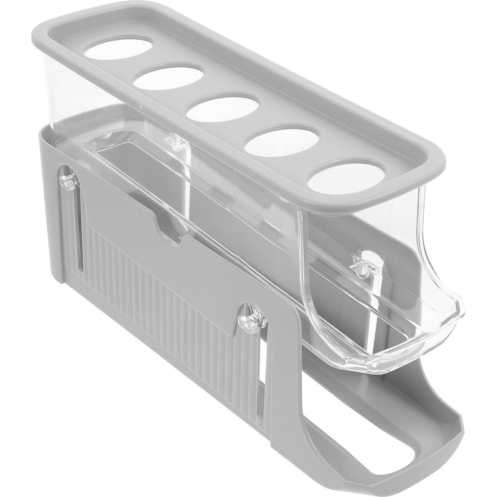 HEMOTON Egg Carton Tiers Holder Racks Refrigerator Eggs Baby Light Grey ...