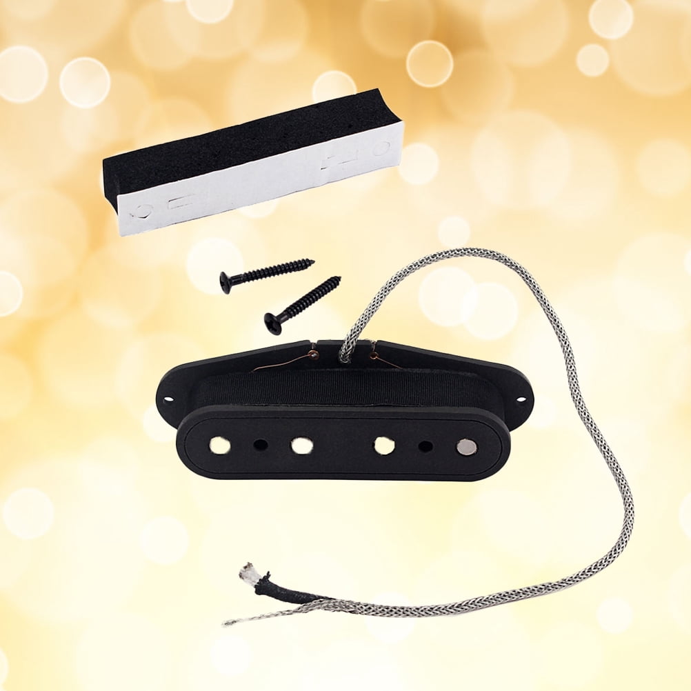 HEMOTON Electric Bass Guitar Single Coil Pickup Bridge Plate Guitar ...