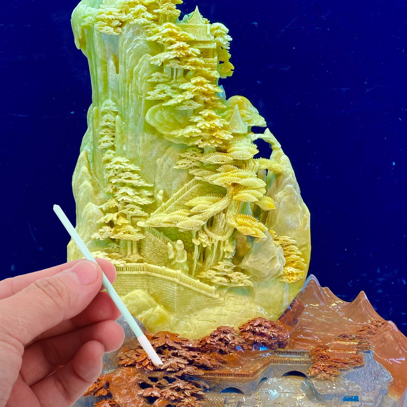 HEMOTON Electronic Fiberglass Pen Paint Brush Cleaner Paint Brush ...