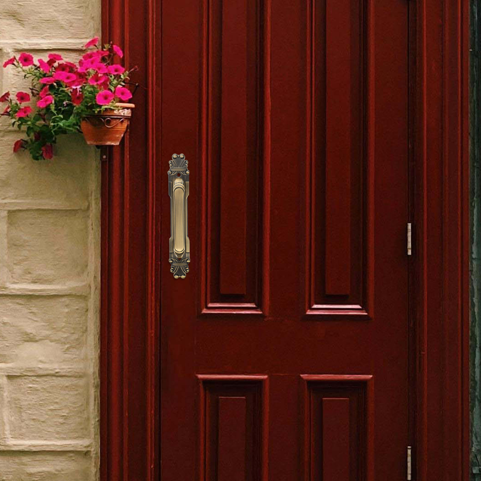 HEMOTON Elegant Antique Alloy Door Pull Handle for Door with ...