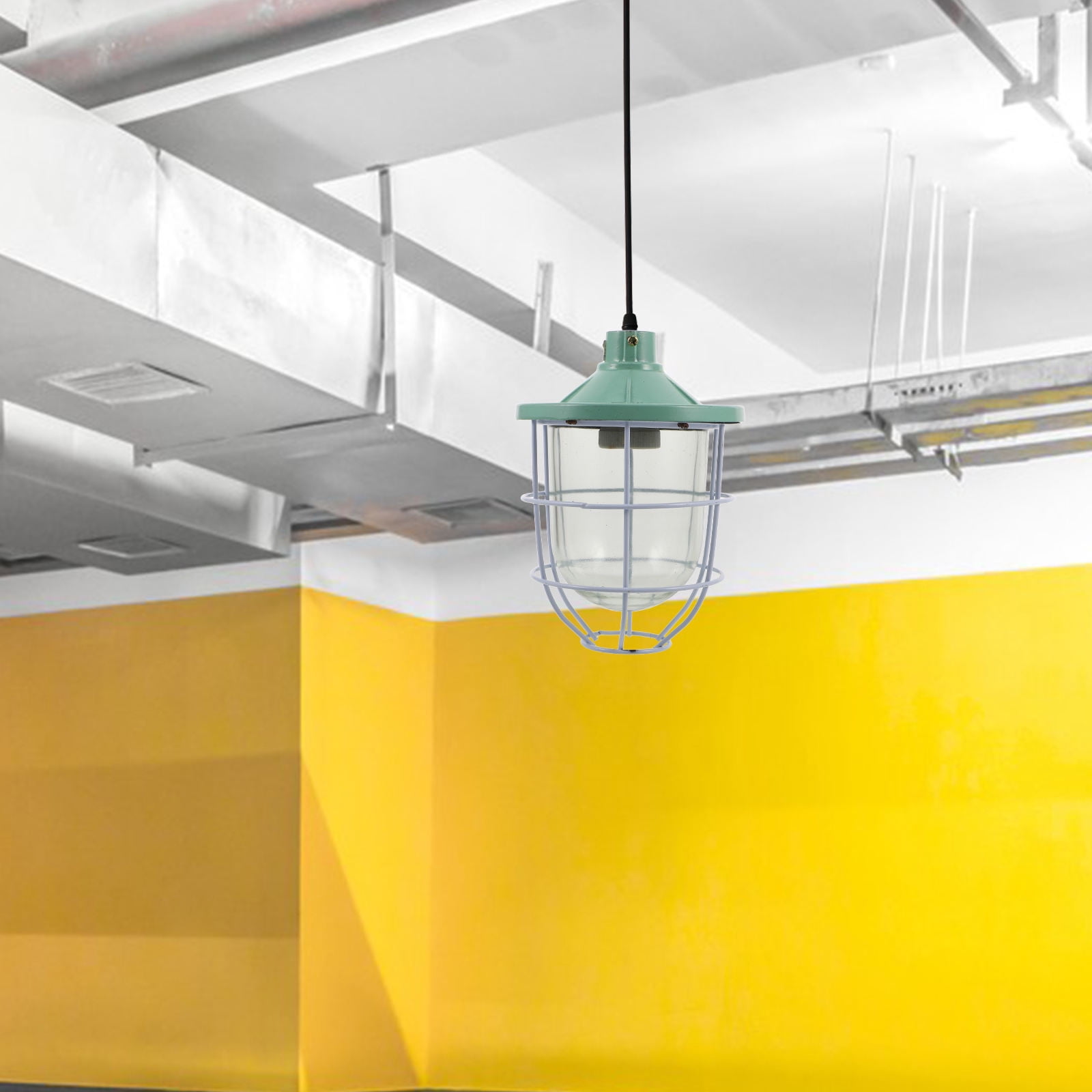HEMOTON Explosion-Proof Lampshade Metal Wire Cage Lamp Shade Light ...