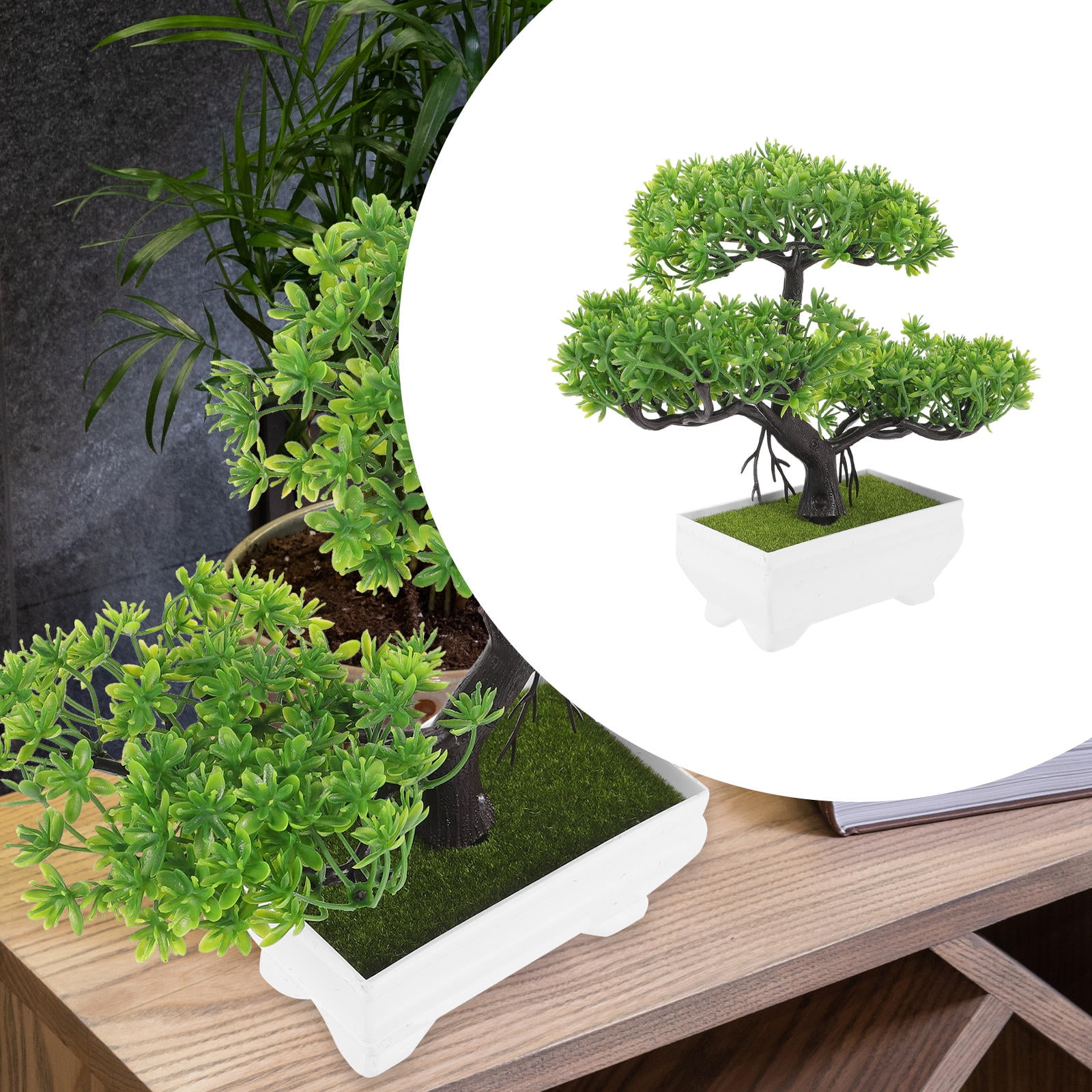 ORDDIART present Givers Bonsai Tree Fake Plastic 1Pcs 9.4x7.5in ...