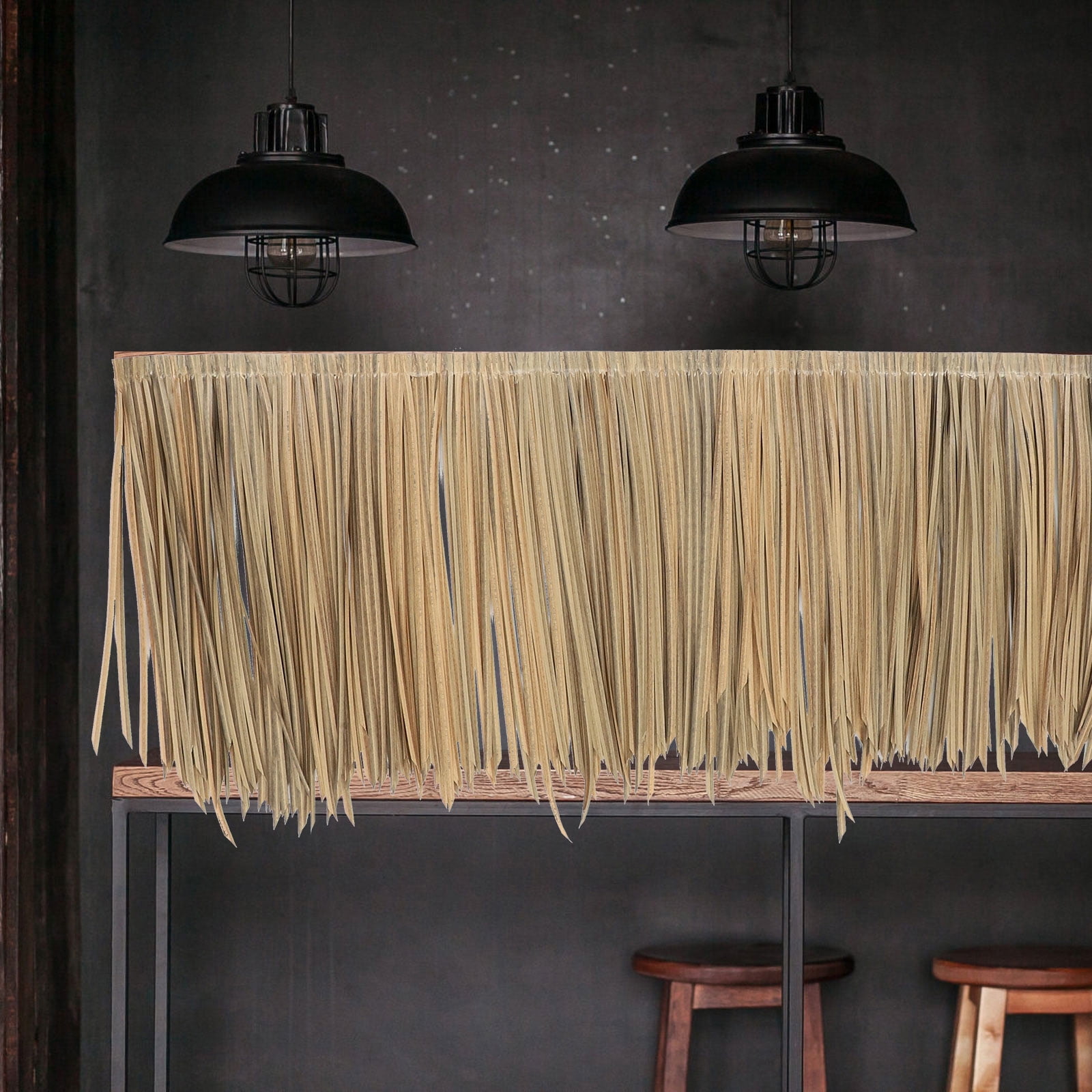 HEMOTON Fake Straw Roof Simulation Artificial Thatch Grass Moss Park ...