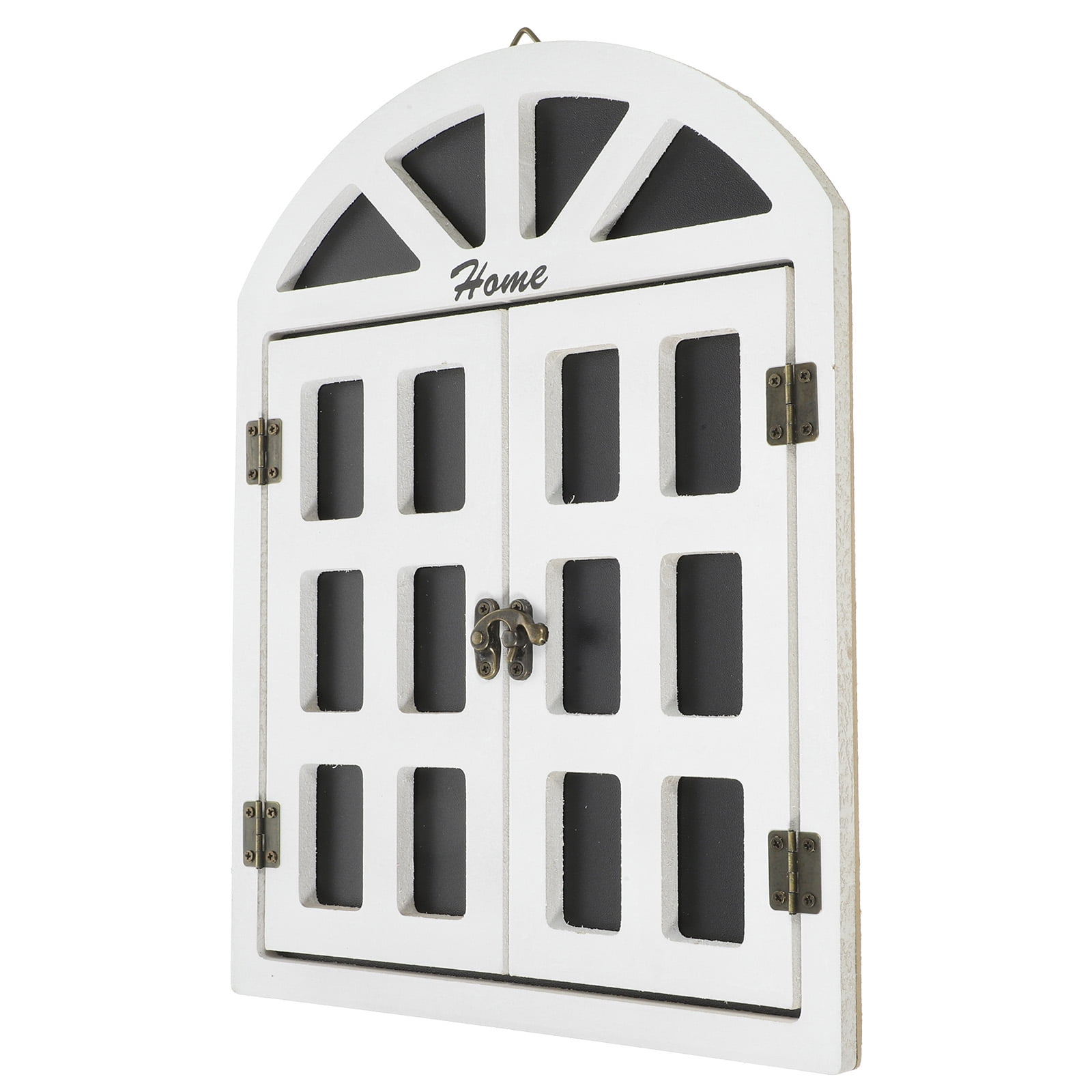 HEMOTON Wooden Chalkboard with Fake Window Design, Hanging Chalkboard ...