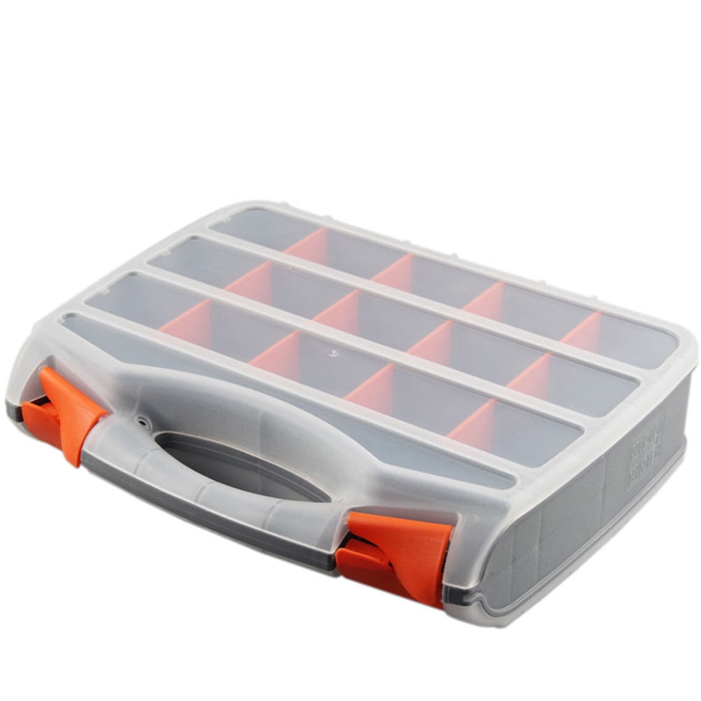 HEMOTON Fastener Bolt Screw Organizer Plastic Storage Tool Box ...