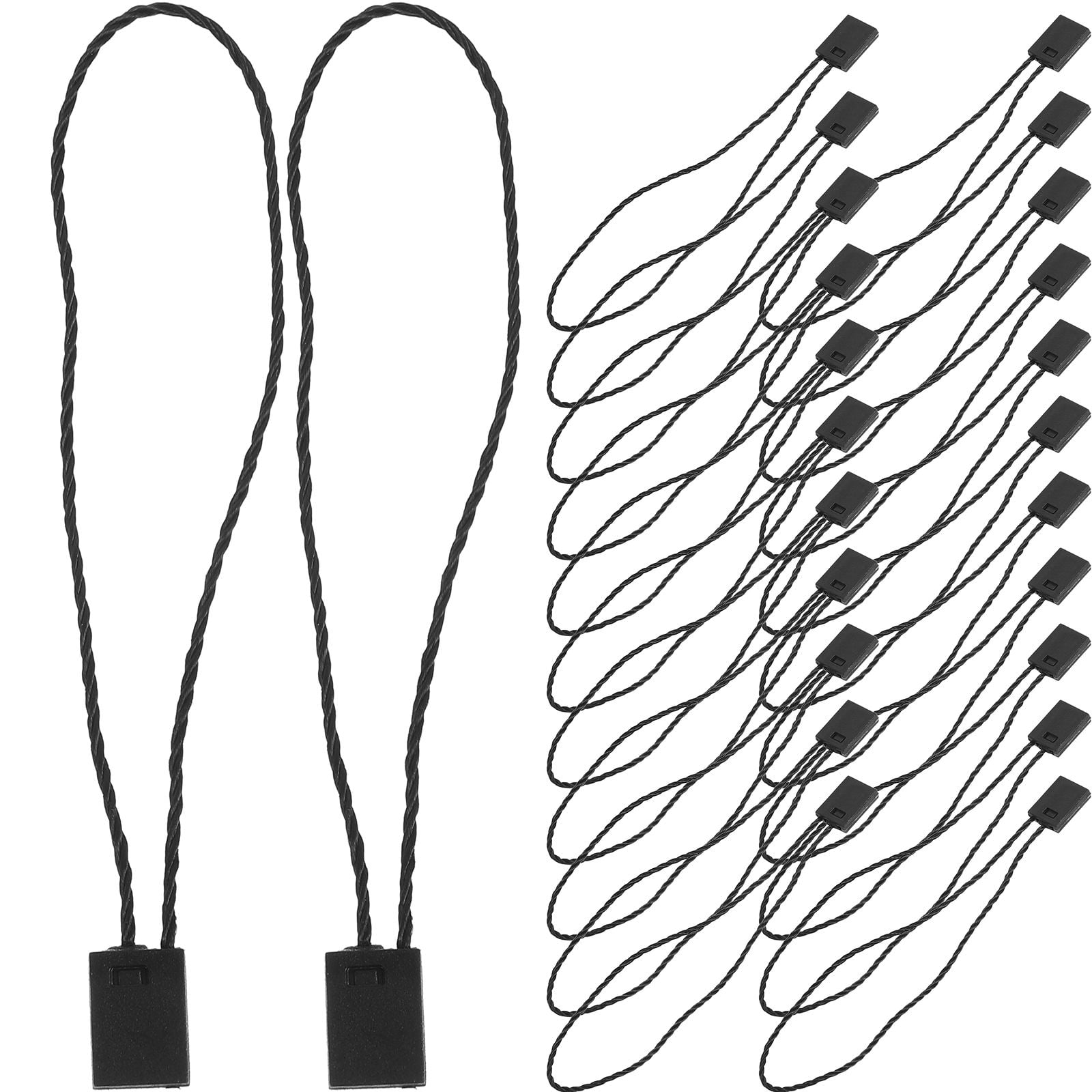 HEMOTON Fasteners Labels Tag Rope Black Strings Home Shop - Walmart.com