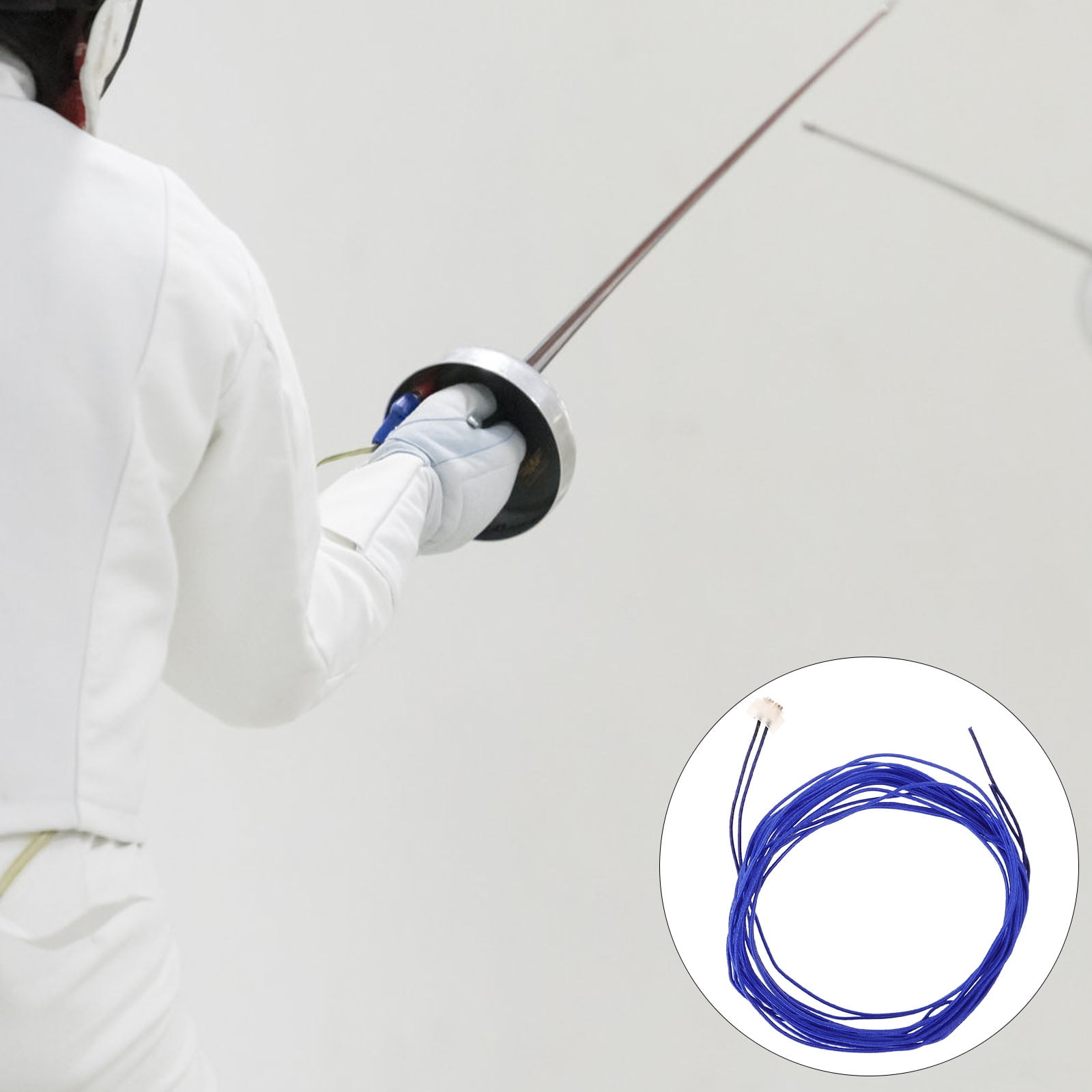 HEMOTON Fencing Mask Connector Cable Fencing Epee Mask Cord Fencing ...