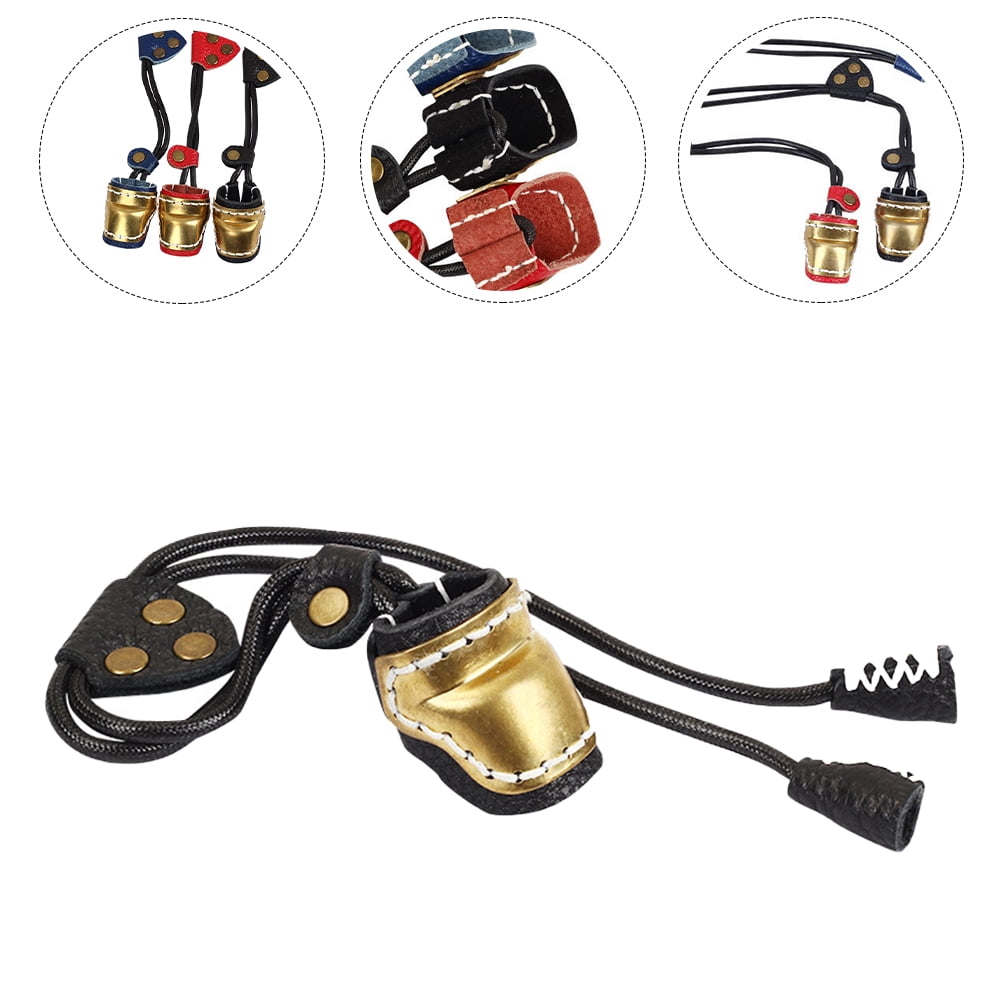 HEMOTON Finger Covers Archery Thumb Sleeve Bow Protector String Guard ...