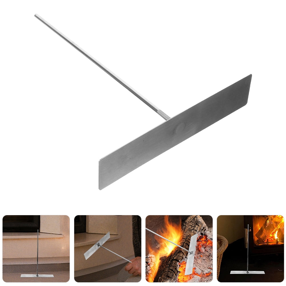 HEMOTON Fire Pit Cleaning Rake Bot Barbecue Accessories Charcoal Grill ...