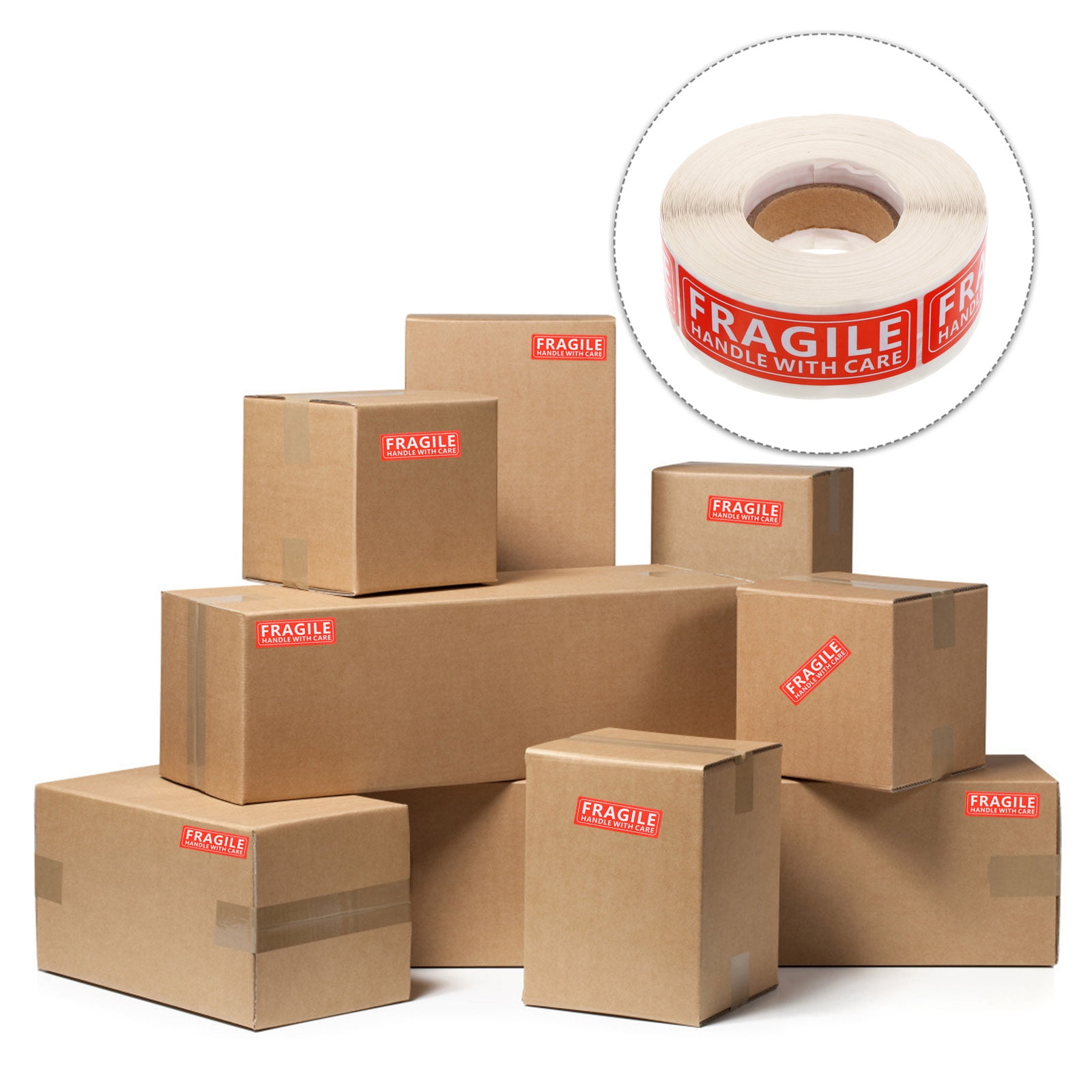 HEMOTON Fragile Postage Label Packing Labels Warning Stickers Shipping ...