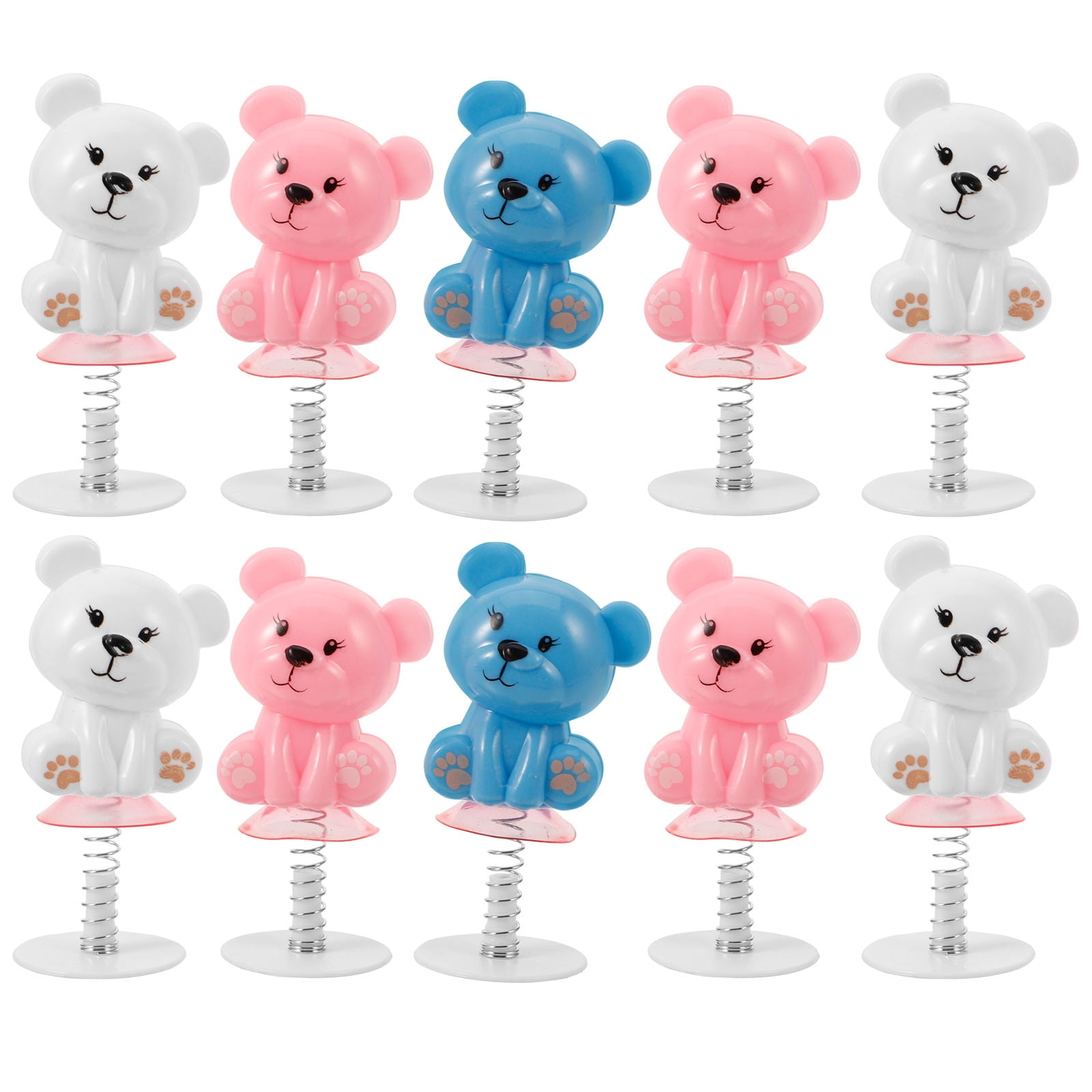 HEMOTON Funny Jumping Spring Toys for Kids with Cartoon Safe Plastic ...