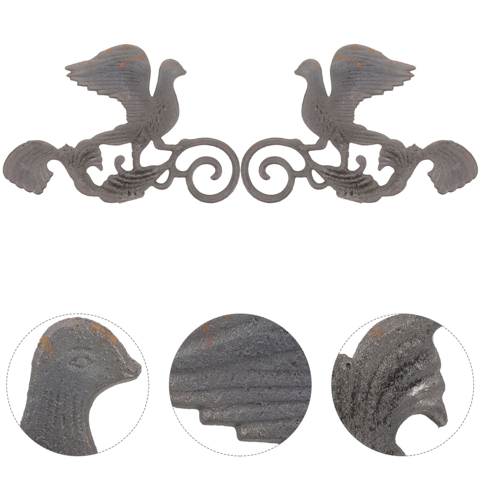 HEMOTON Garden Gate Topper Decor Gate Decor Door Top Decor Decorative ...