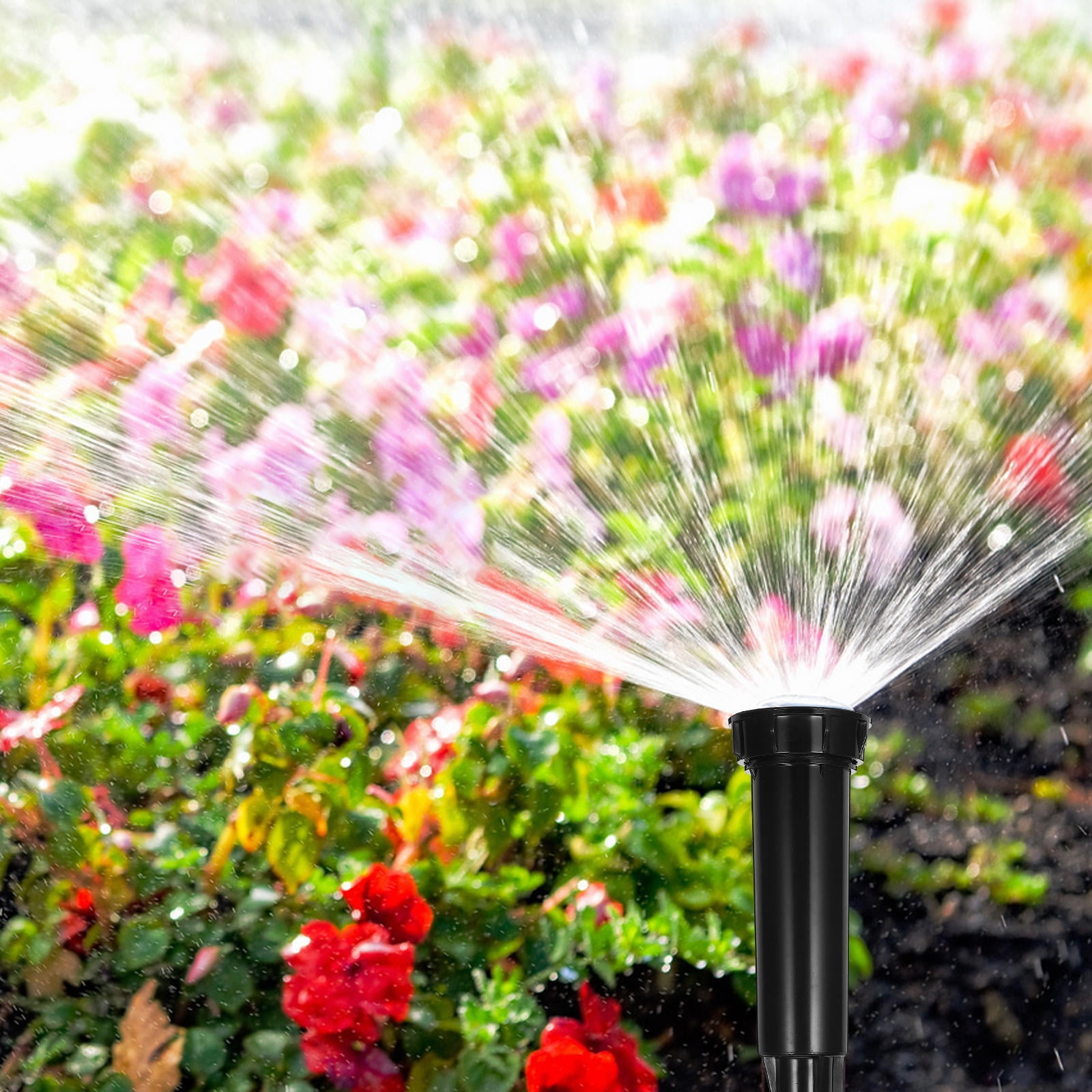 HEMOTON Garden Sprinkler Spike Professional Sprayer Stake Multi-use ...