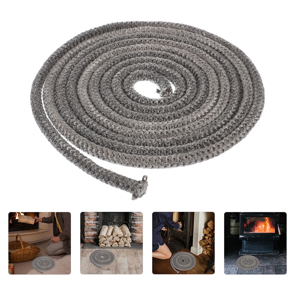 HEMOTON Gasket Universal Furnace Material Stove Door Fireplace Grey ...