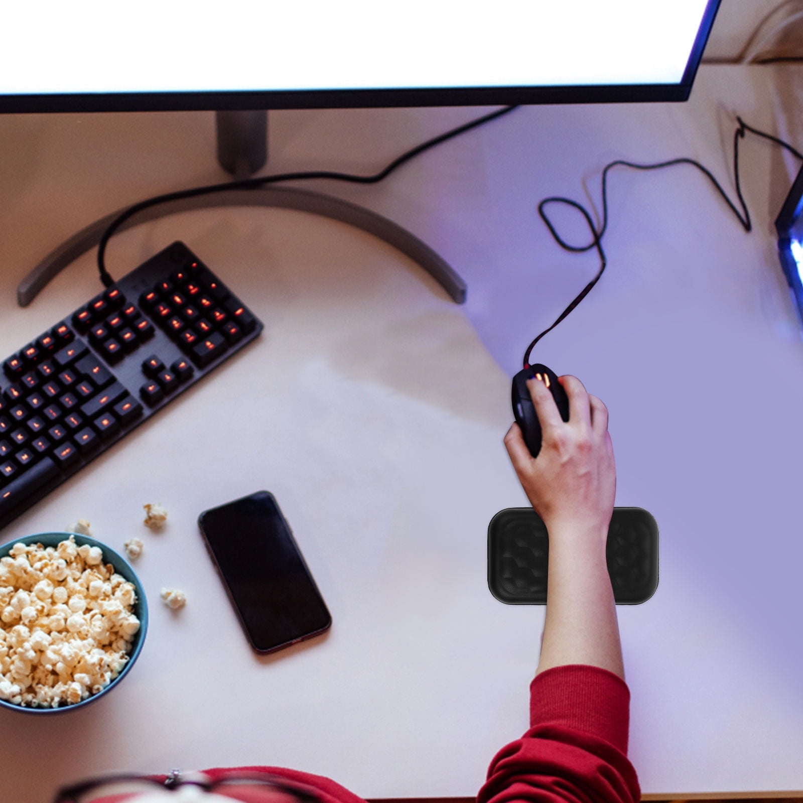 HEMOTON Gel Wrists Keyboard Wrist Rest Pad Office 15.20X8.30X1.70CM ...