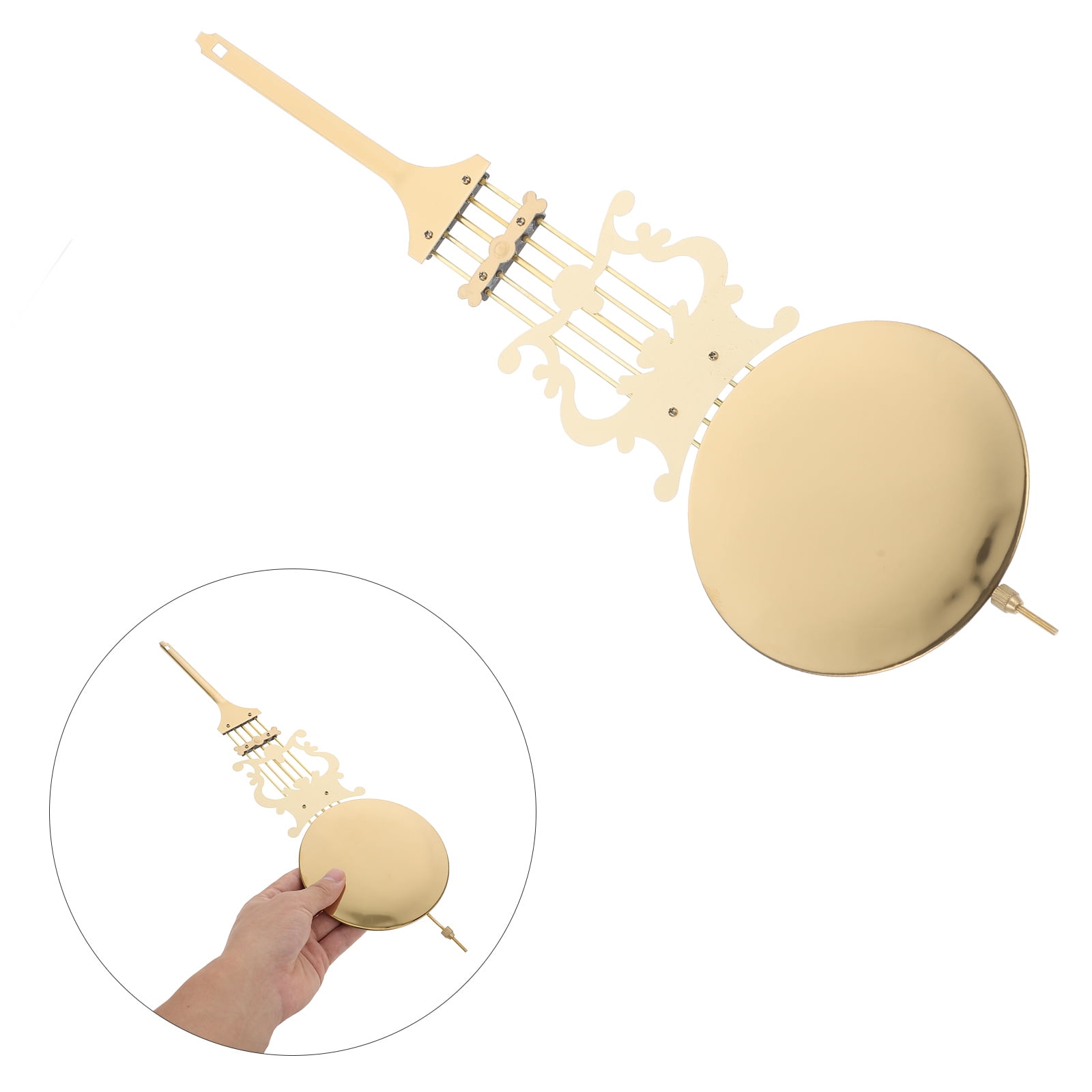 HEMOTON Golden Aluminium Pendulum for Wall Clock Replacement DIY ...