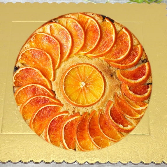 HEMOTON Golden Cake Pads for Making and Presenting Average Sized Cakes ...